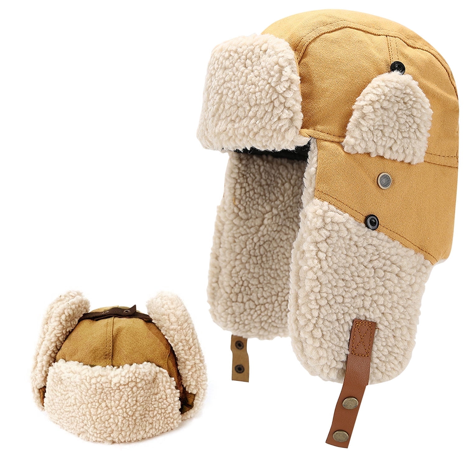 ASTRAEA Winter Russian Ushanka Hats for Men Women, Windproof Warm ...