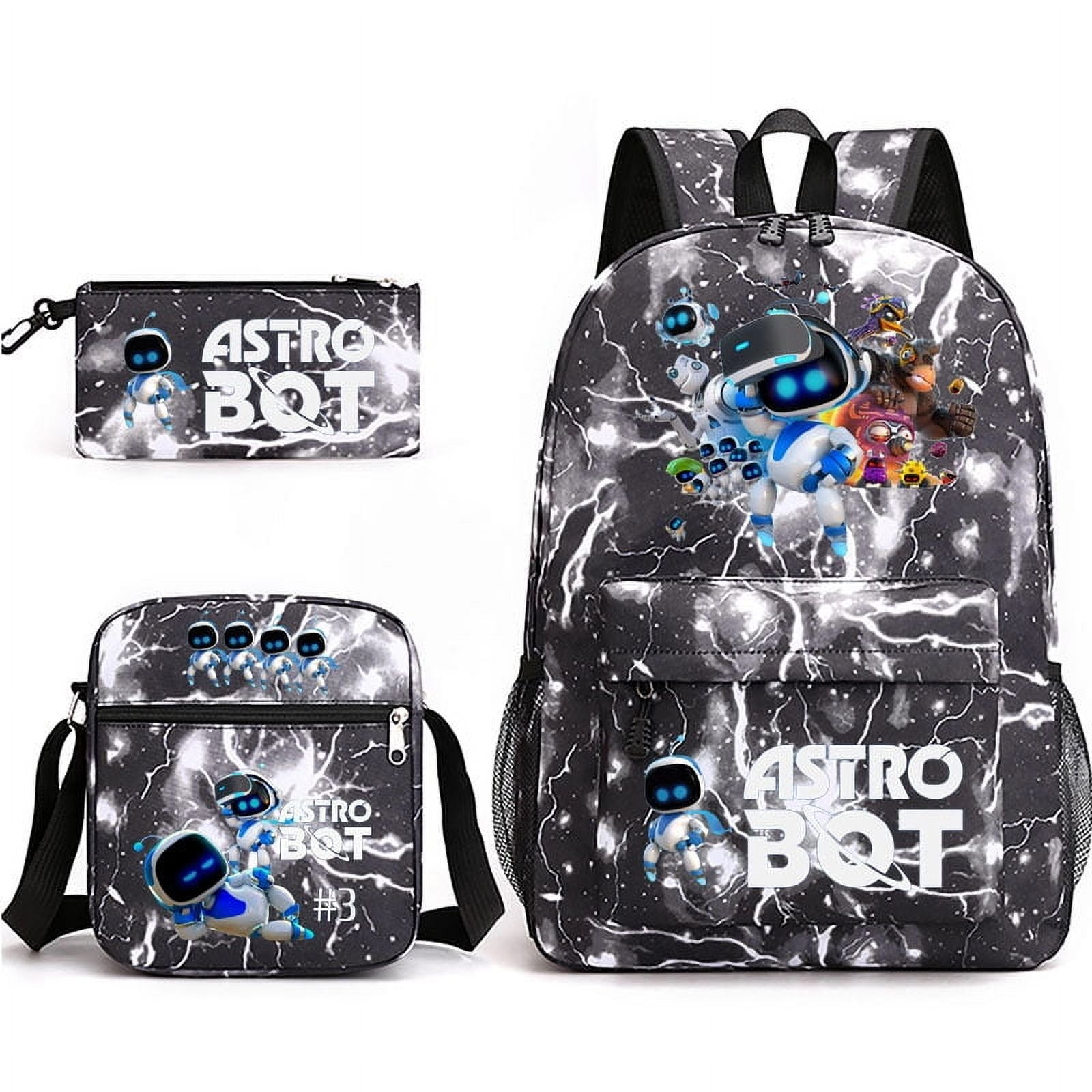 ASTRO-BOT Anime Backpack for Teen/Womens/Mens Cartoon Backpack Set ...