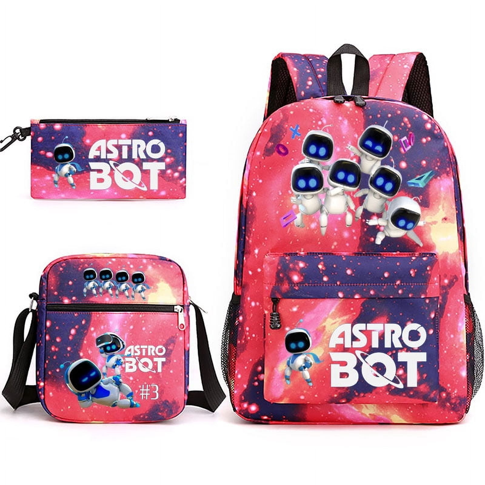 ASTRO-BOT Anime Backpack for Teen/Womens/Mens Cartoon Backpack Set ...