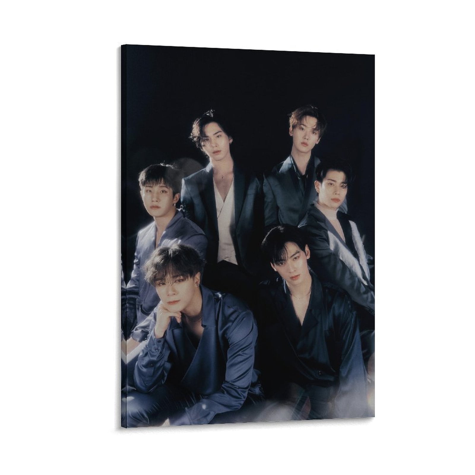 ASTRO K-pop Men's Team Poster Hot Print Photo Art Painting Canvas ...
