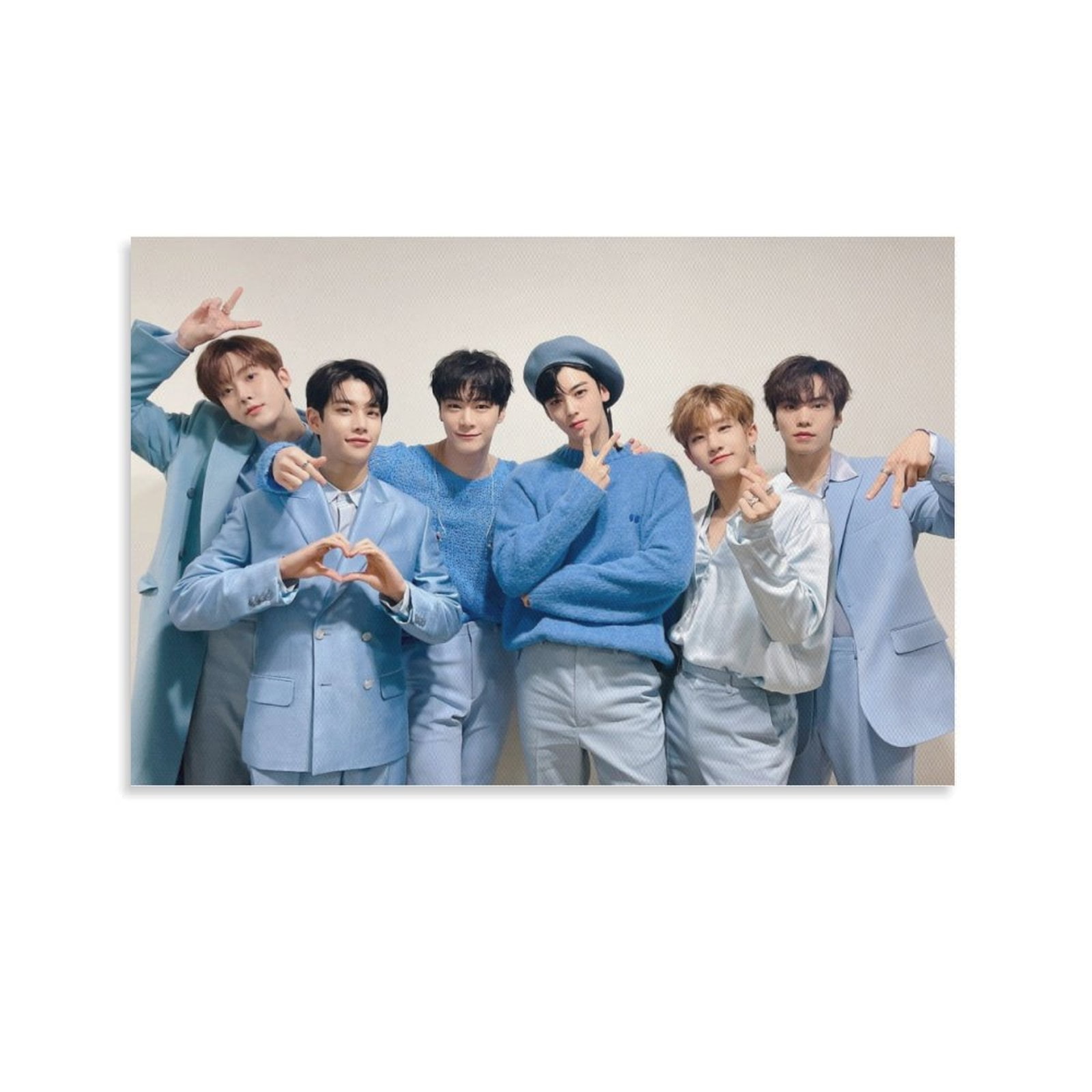 ASTRO K-pop Poster Posters Wall Art Painting Canvas Gift Living Room ...