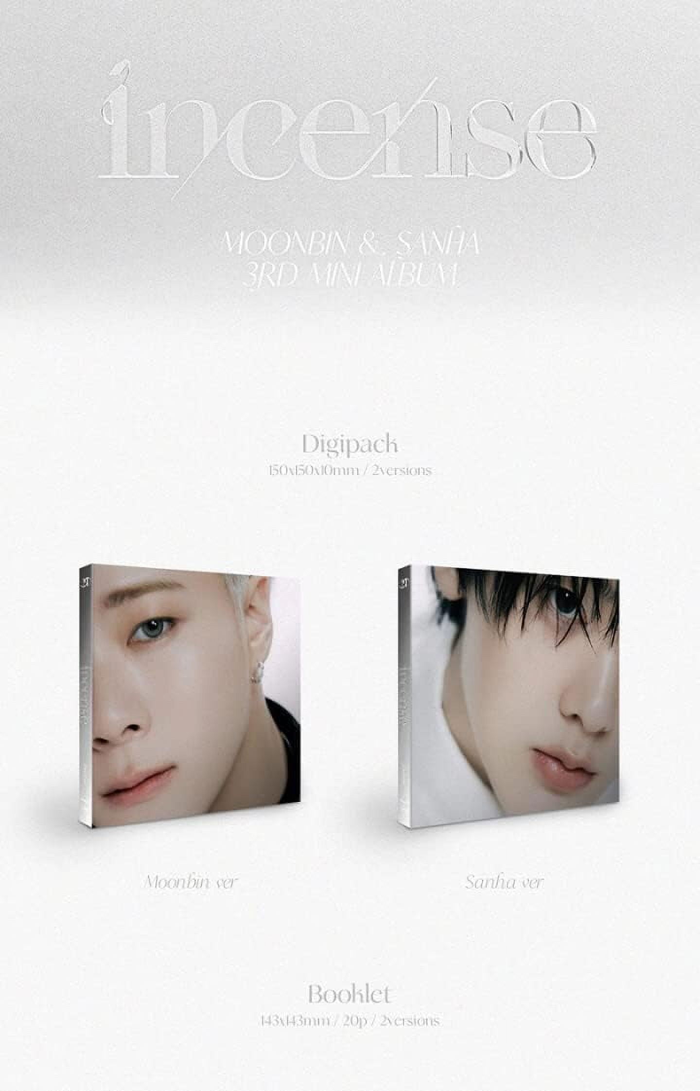 ASTRO MOONBIN & SANHA Incense 3Rd Mini Album Digipack Version +Poster+Booklet+Photocard+Sticker ...