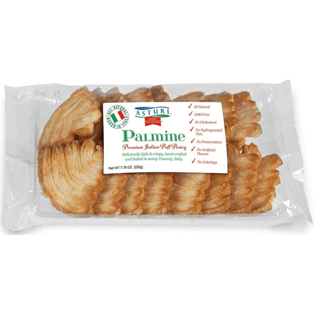 ASTURI - PALMINE PREMIUM ITALIAN PUFF PASTRY 7.76oz - PACK OF 6 ...