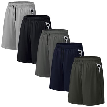 Tiqkatyck Mens Pants Clearance Men Running Shorts Jogging Gym Fitness ...