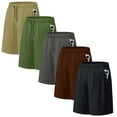 ASUDESIRE 5 Pack Men's Athletic Shorts Mesh Workout Gym Activewear ...