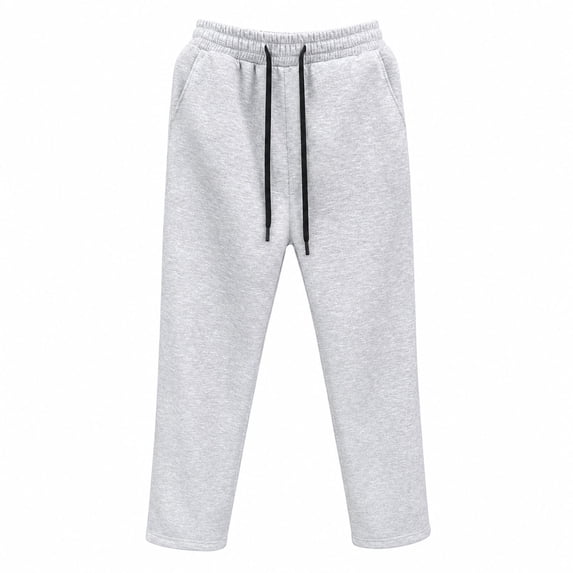 ASUDESIRE Men's Sweatpants Fleece Straight Active Athletic Pants ...