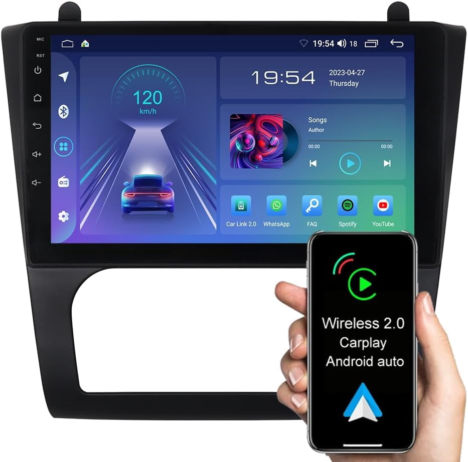 ASURE 9 inch Car Stereo Radio for Nissan Altima 2007-2012 Auto A/C ...