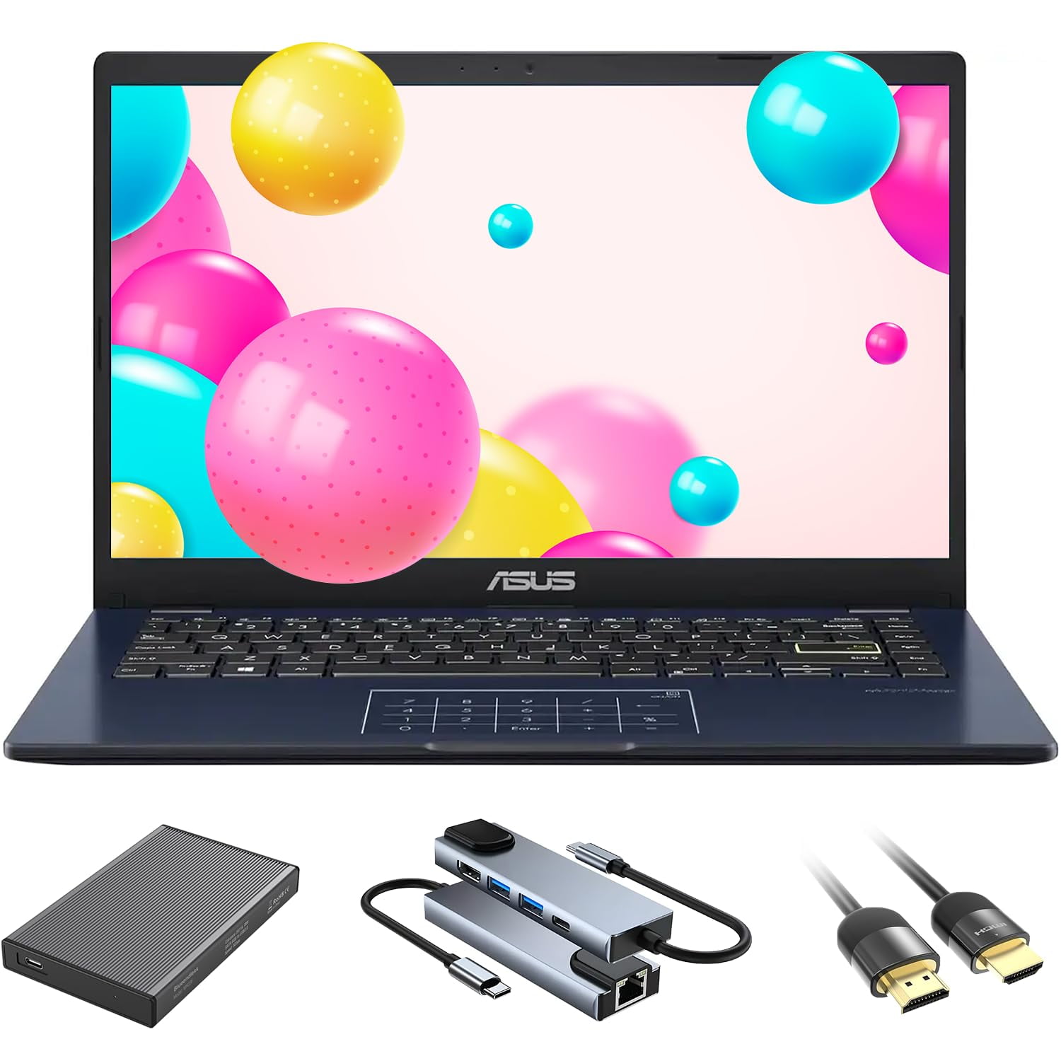 ASUS 14" FHD Laptop, 4-Core Intel Pentium N6000 Processor, 4GB RAM ...