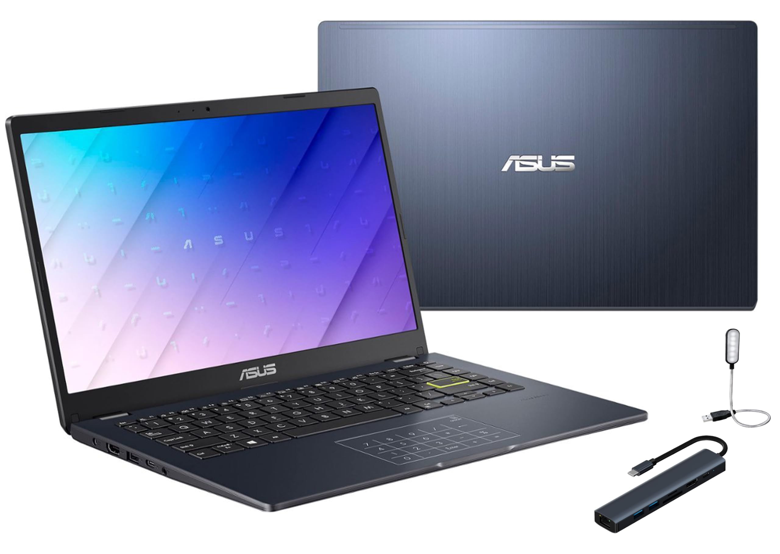ASUS 14" FHD Laptop, Intel Celeron N4500, 4GB Memory on Board, 64GB ...