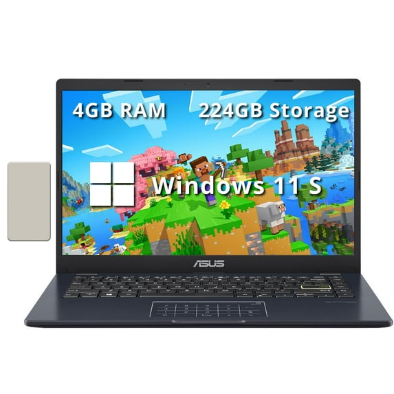 ASUS 14" FHD Laptop, Intel Celeron N4500 Processor, 4GB RAM, 224GB ...