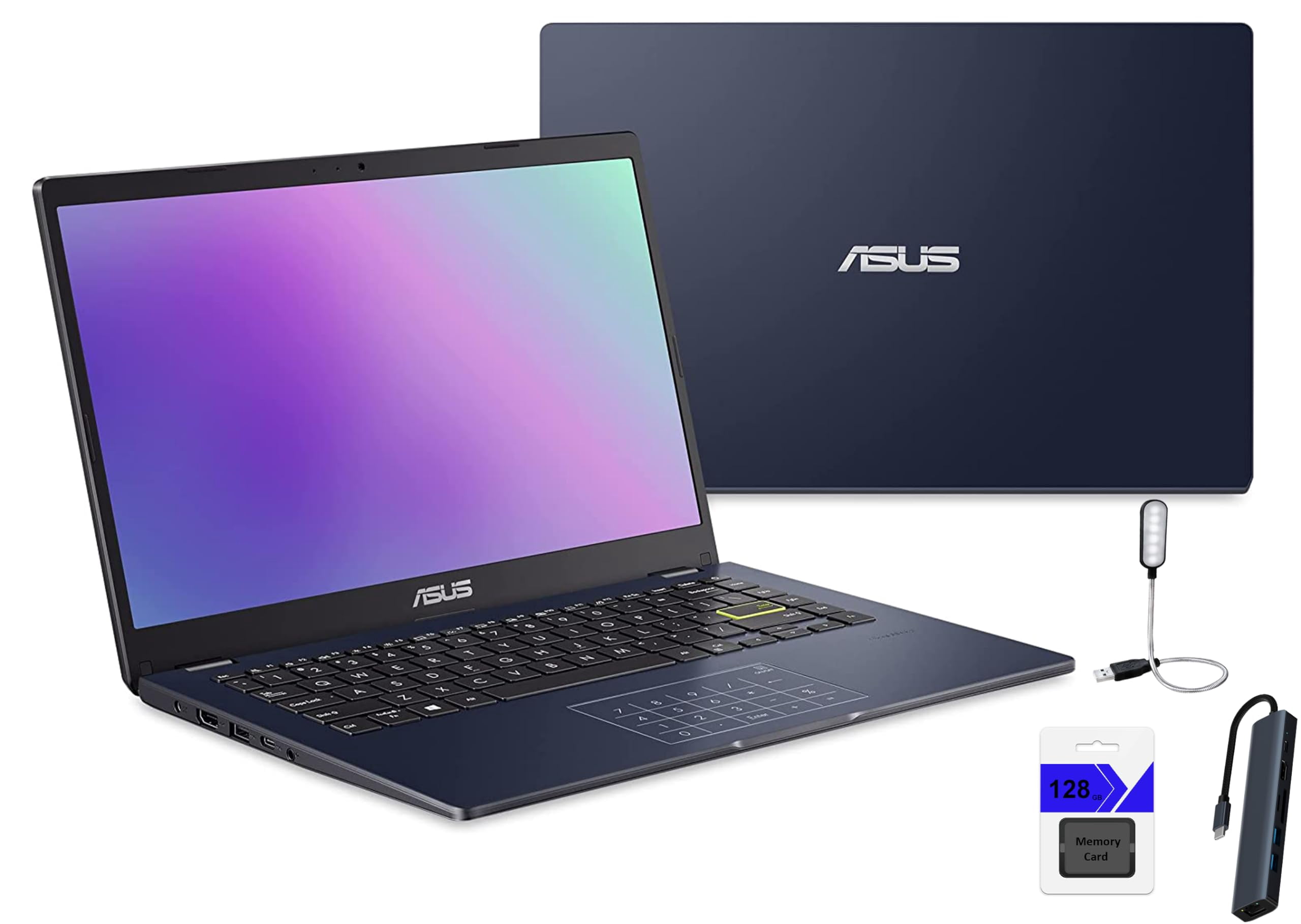ASUS 14 inch FHD Ultra Thin PC Laptop, Intel Celeron N4020, 4GB RAM ...