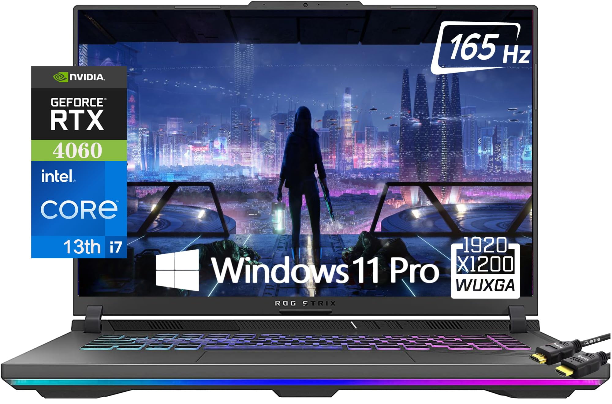 ASUS 2023 Newest ROG Strix G16 16" WUXGA 165Hz Gaming Laptop, Intel ...