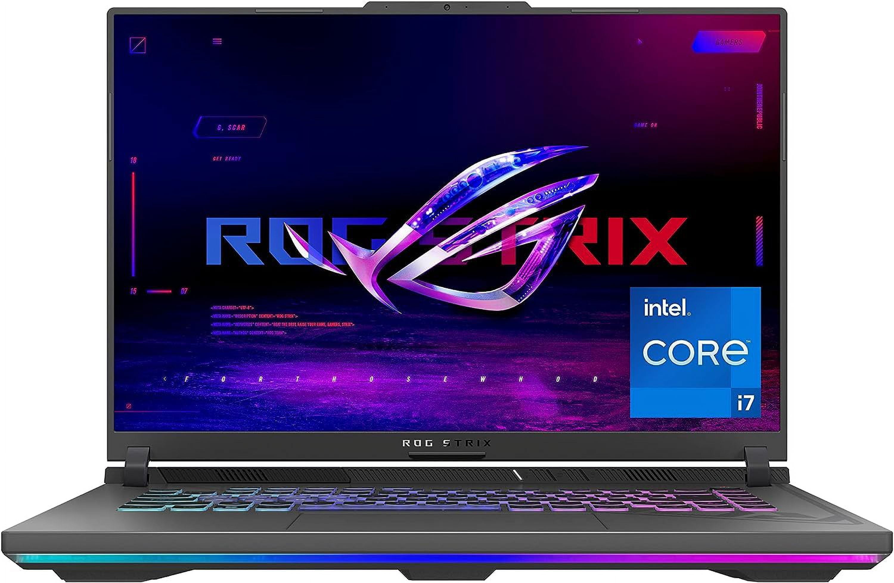 ASUS 2023 ROG Strix G16 Gaming Laptop, 16" FHD 165Hz Display, Intel 14 ...