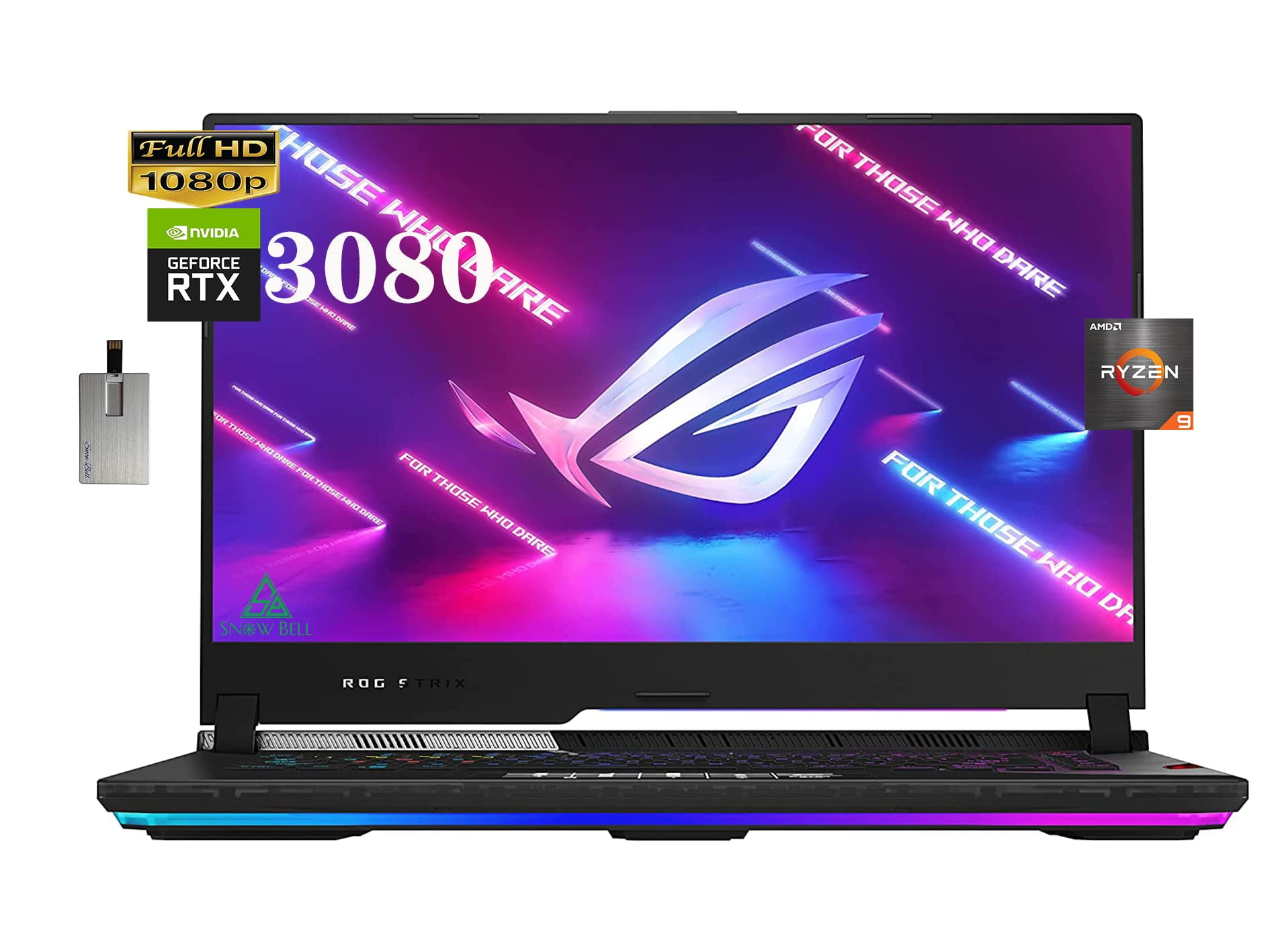 ASUS 2023 ROG Strix Scar 15 15.6" 300Hz IPS Type FHD Gaming Laptop, AMD ...