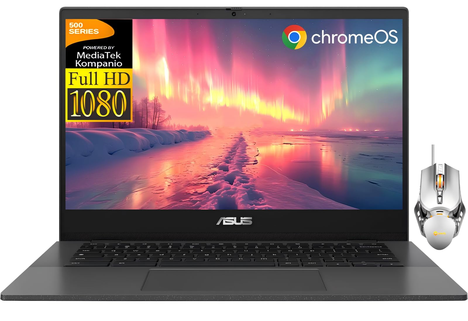 ASUS 2024 Newest Chromebook CM1402 Laptop for Students & Business, 14 ...