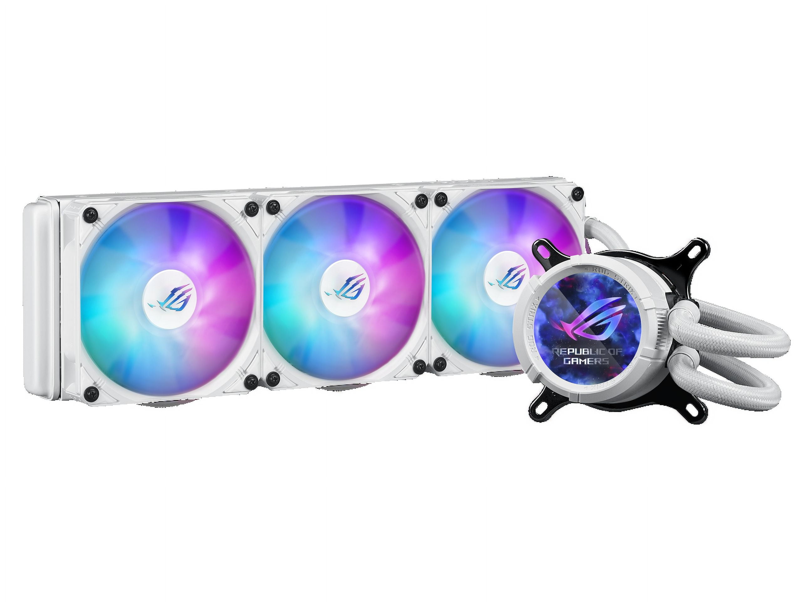 ASUS 360 ROG STRIX LC III 360 ARGB LCD WHT (575) Liquid / Water Cooling ...
