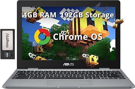 ASUS Chromebook 11.6" Intel Celeron N3350, 4GB RAM, 192GB Storage ...