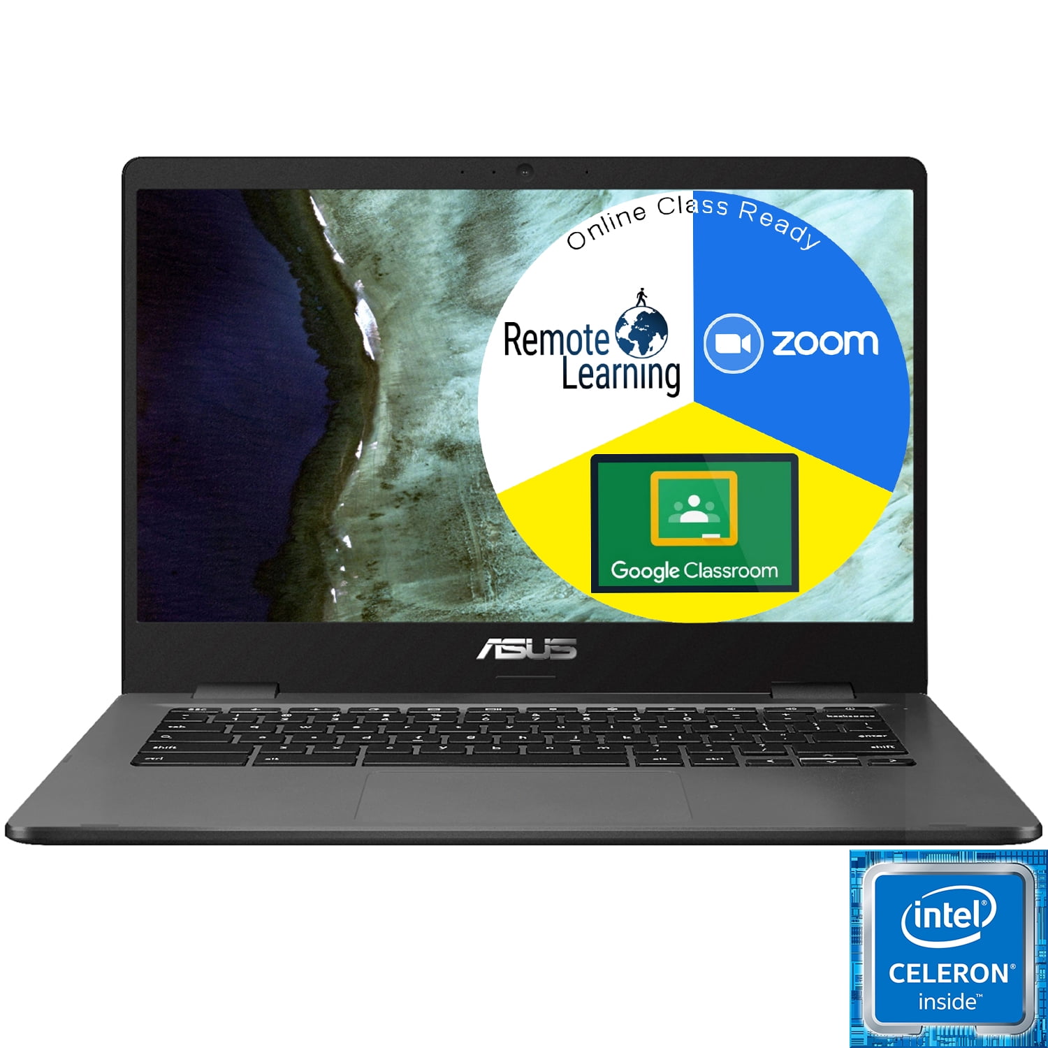 ASUS Chromebook C423 14" Laptop Computer for Business Student, Intel ...