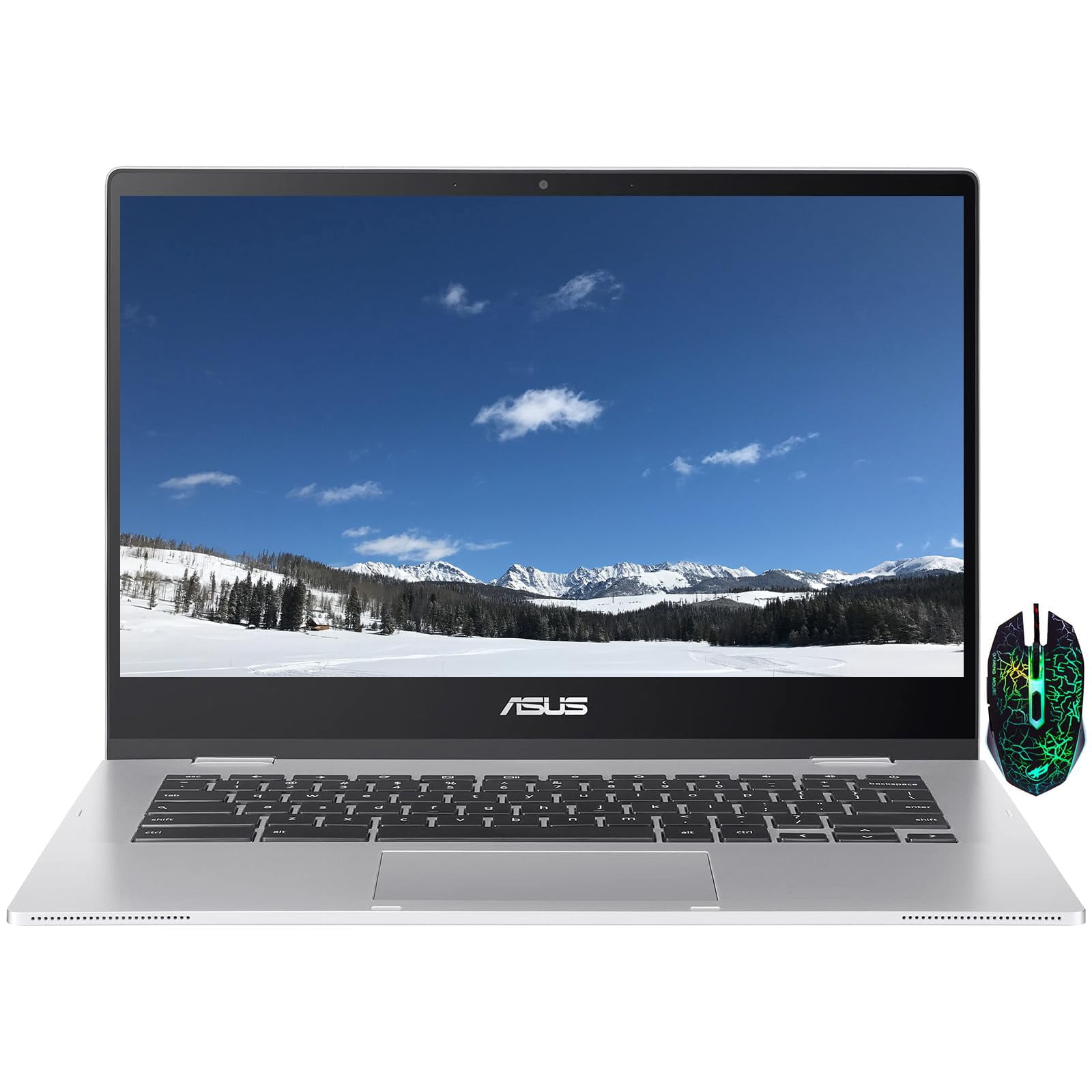 ASUS Chromebook CX1, 14" FHD CX1400 Laptop, Intel Celeron N4500, 4GB ...