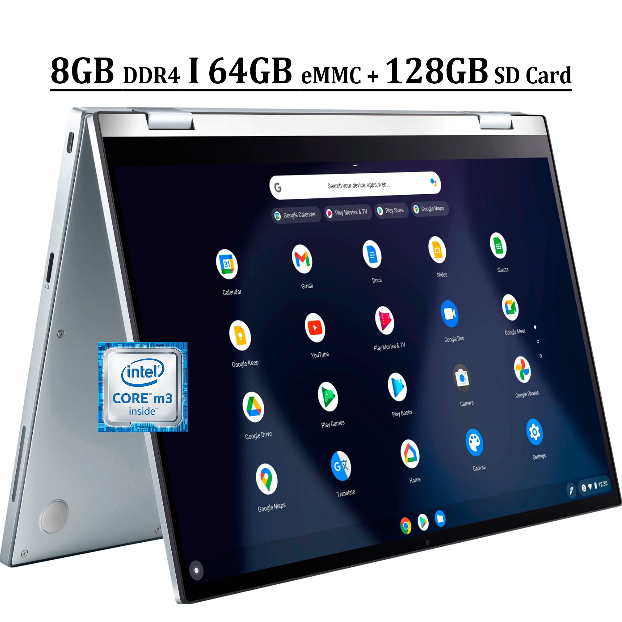 ASUS Chromebook Flip C433 14 2-in-1 Business Laptop 14" FHD IPS Touchscreen Intel Core M3-8100Y ...