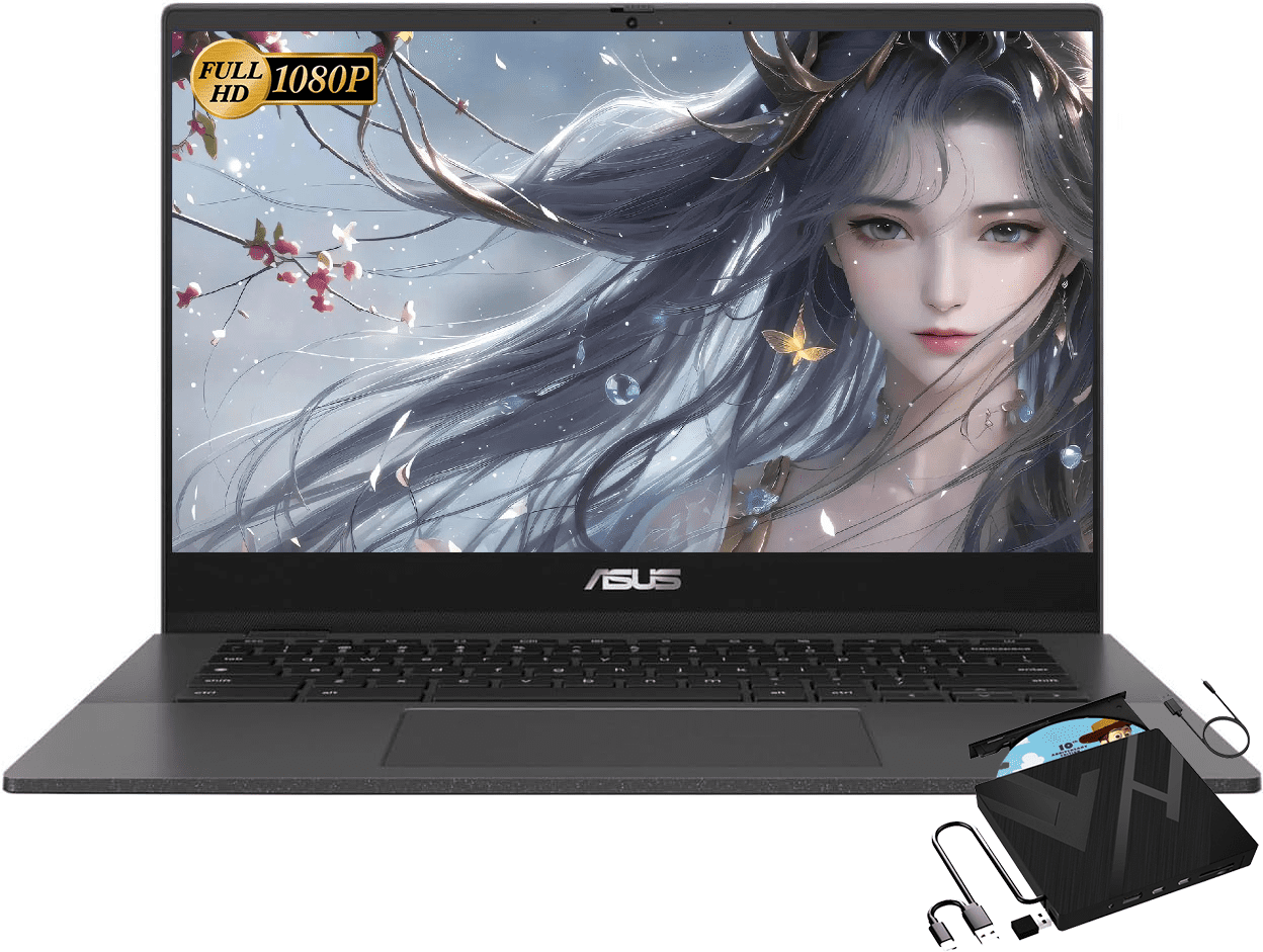 ASUS Chromebook Laptop for Business and Student, 14" FHD Display ...