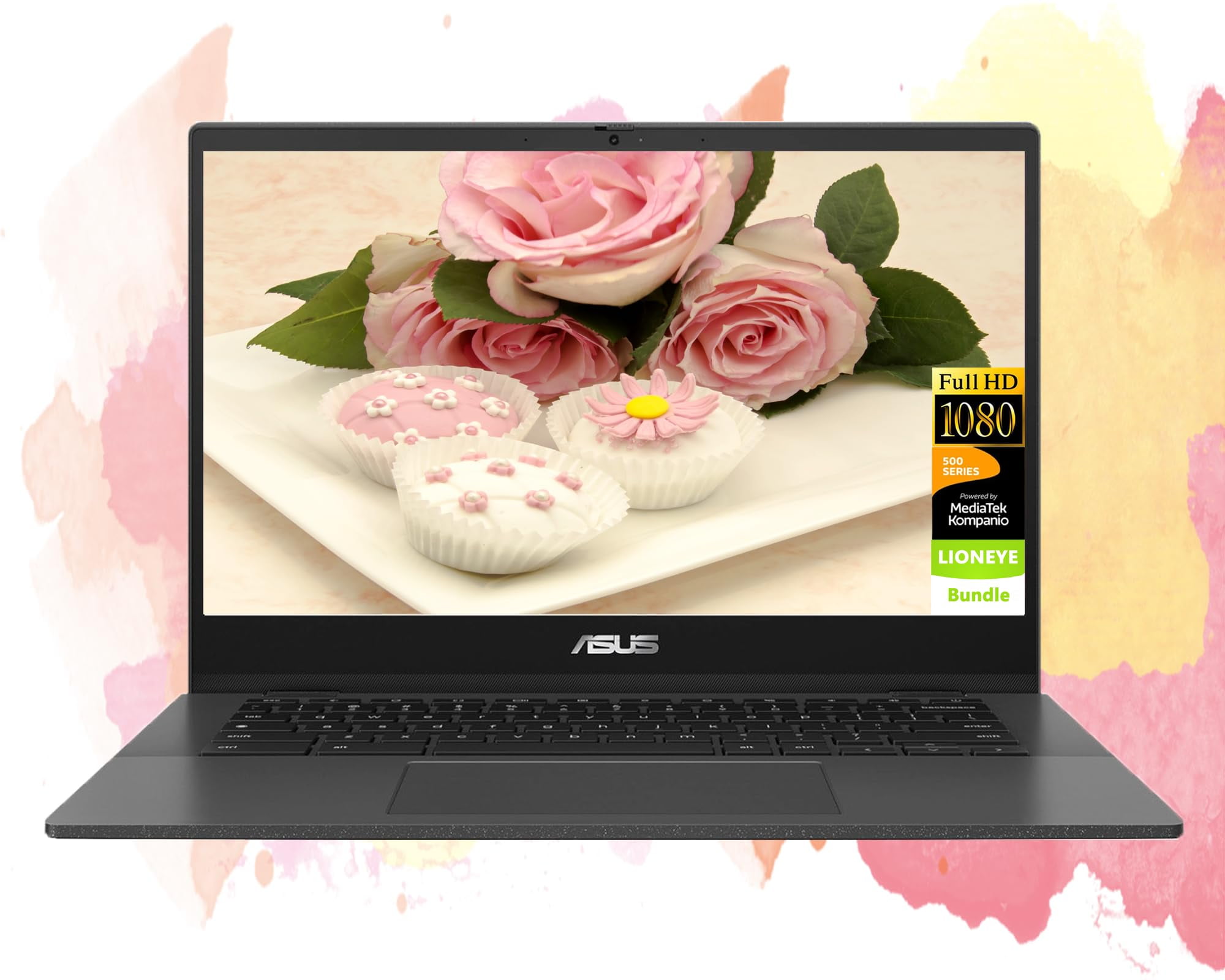 ASUS Chromebook Laptop Computer, 14'' FHD Laptops, MediaTek, 4GB RAM ...