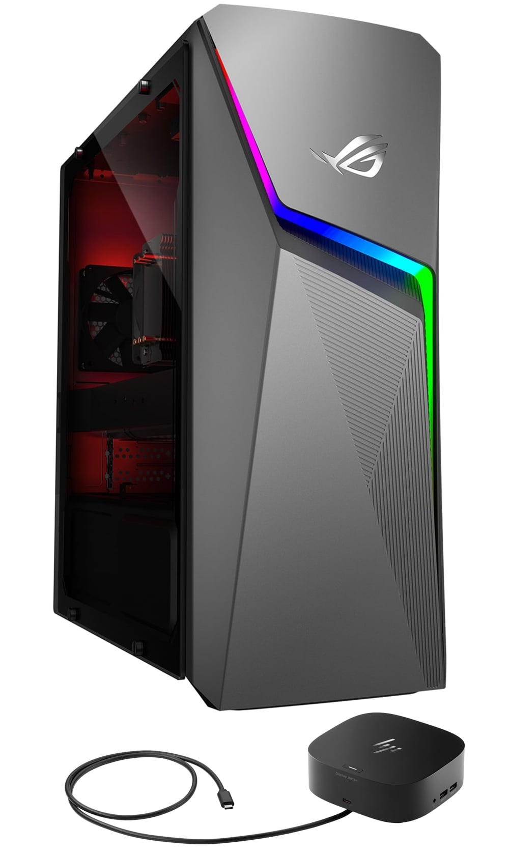 Restored ASUS GL10DH Gaming/Entertainment Desktop PC (AMD Ryzen 7 3700X ...