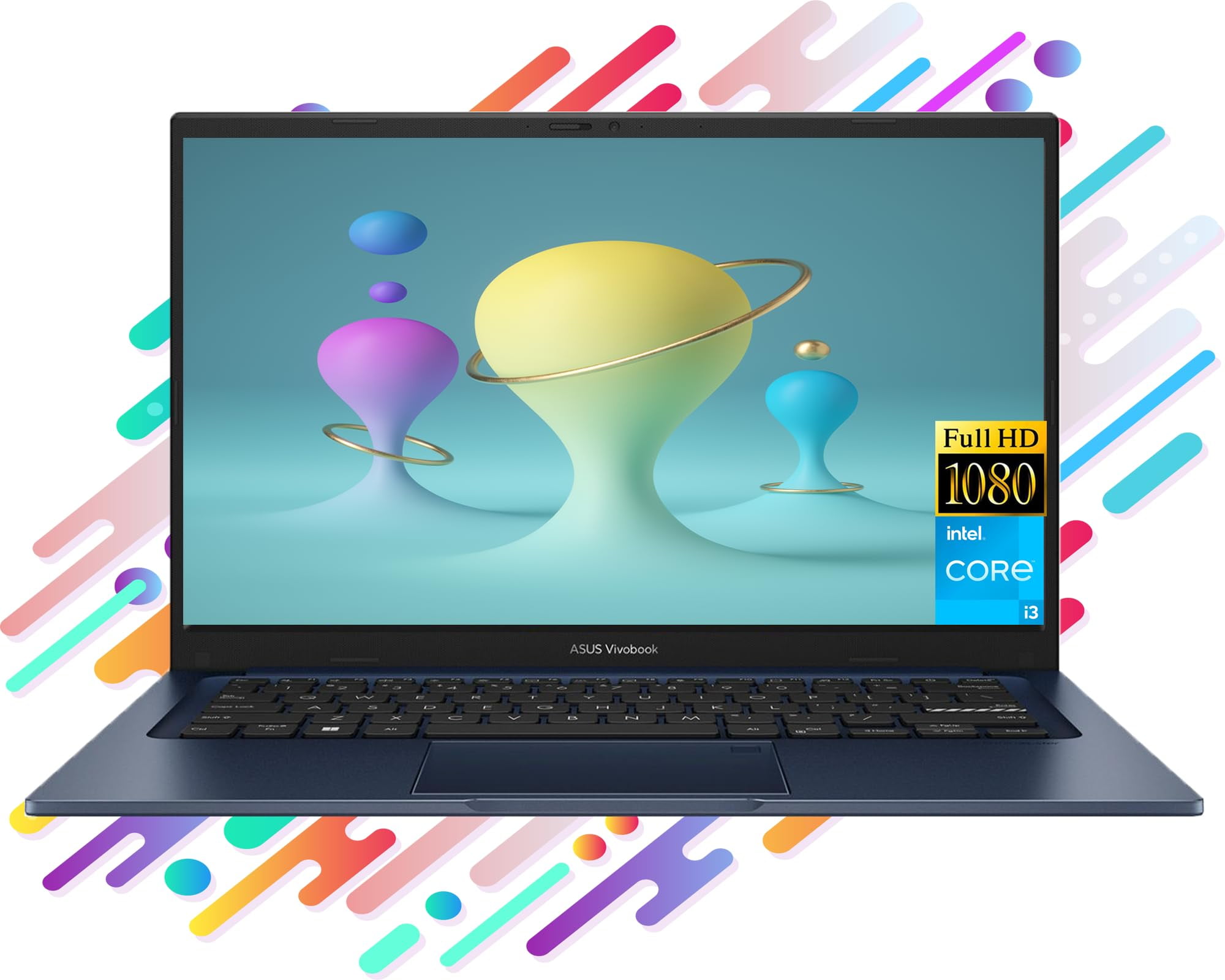 ASUS Laptop Computer, 14'' FHD Display Vivobook Laptops, Intel Core i3 ...