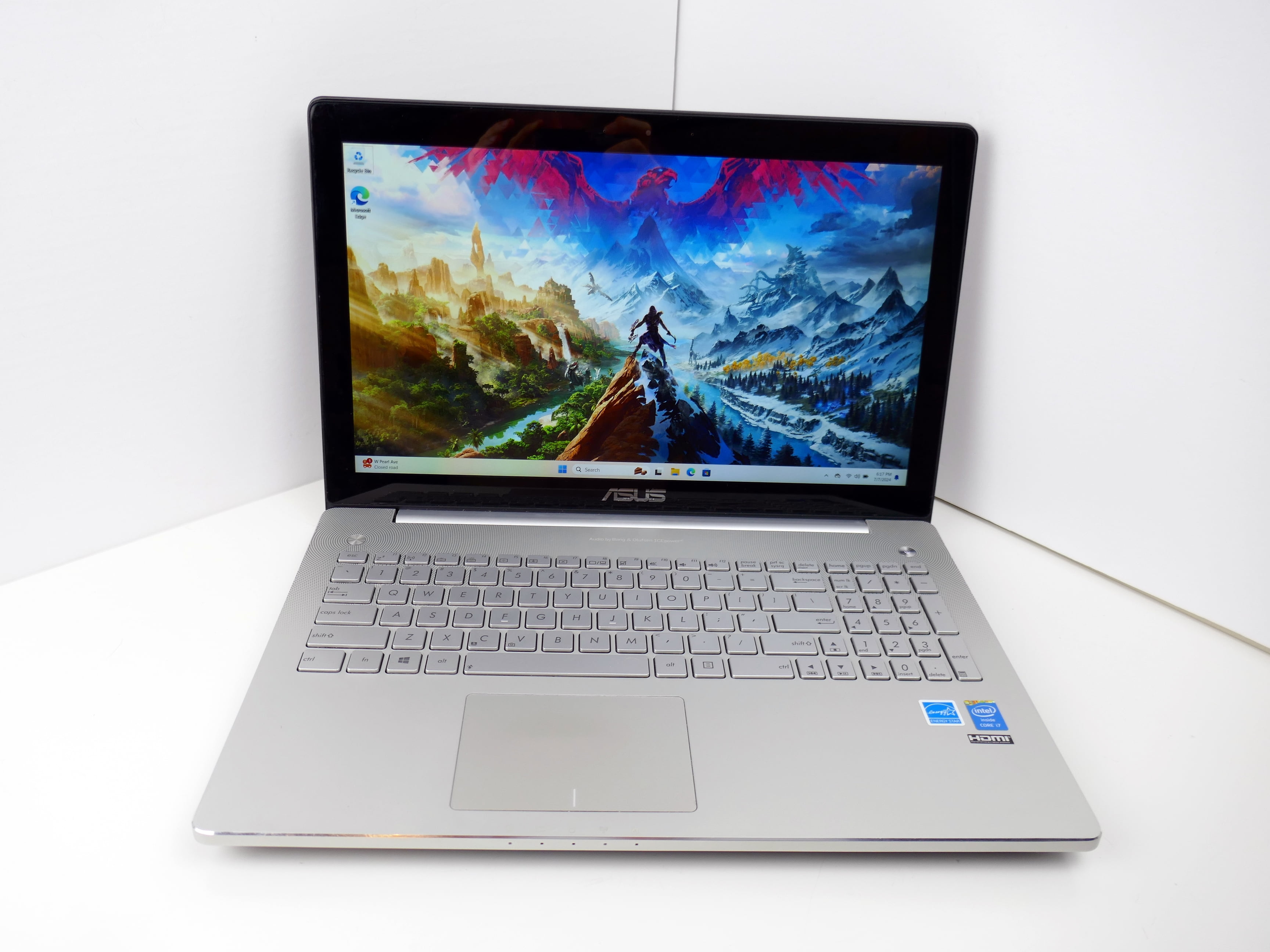 Pre-Owned ASUS N550J Laptop 15.6 Touch Intel Core i7-4700HQ 512GB SSD 8GB RAM Full HD (1920x1080 ...