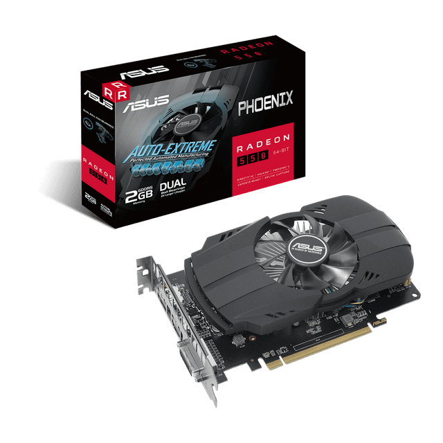 Asus AMD Radeon 550 Graphic Card, 2 GB GDDR5 - Walmart.com