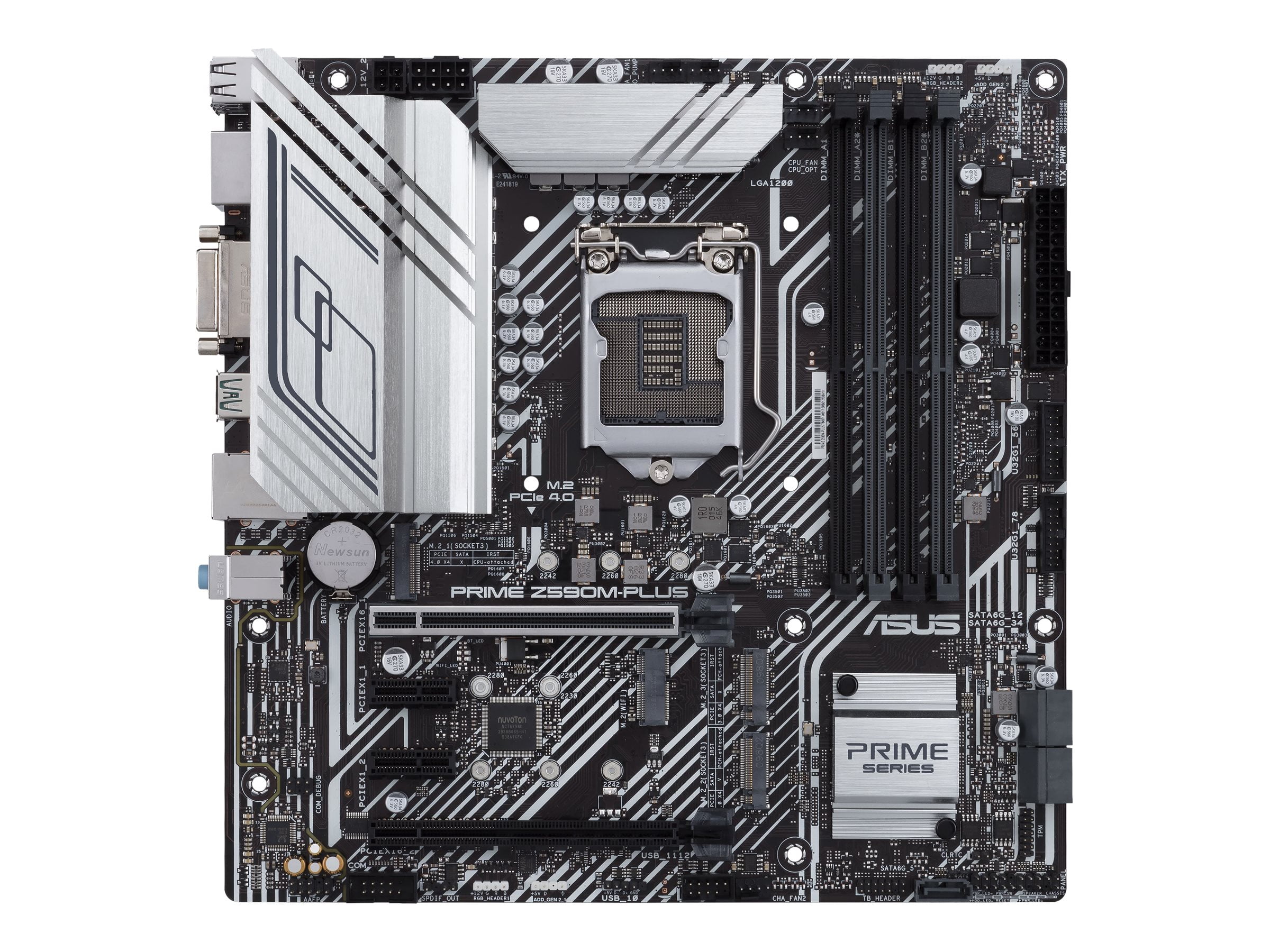 ASUS PRIME Z590M-PLUS - Motherboard - micro ATX - LGA1200 Socket - Z590 ...
