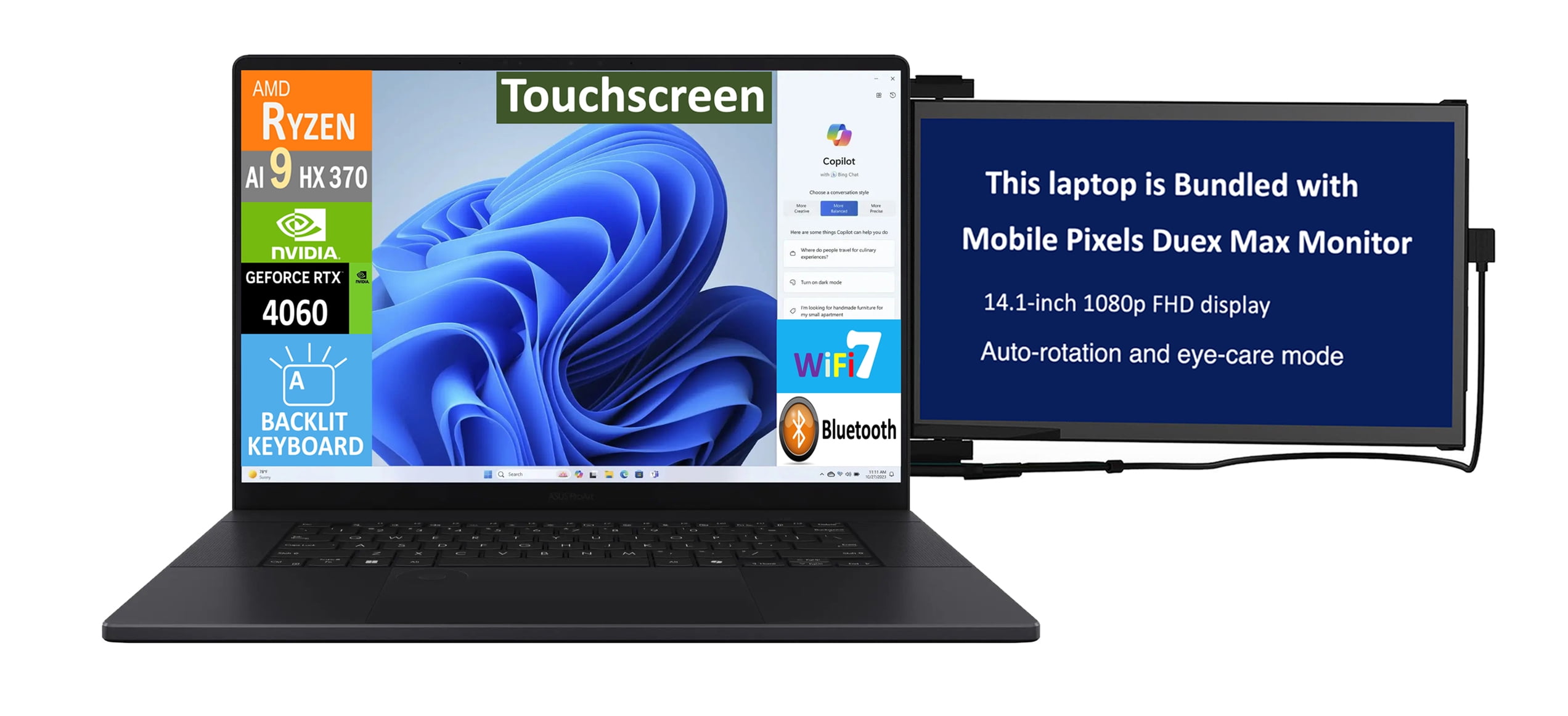 ASUS ProArt P16 AI Powered Laptop 16.0in Touchscreen AMOLED 4K Display ...