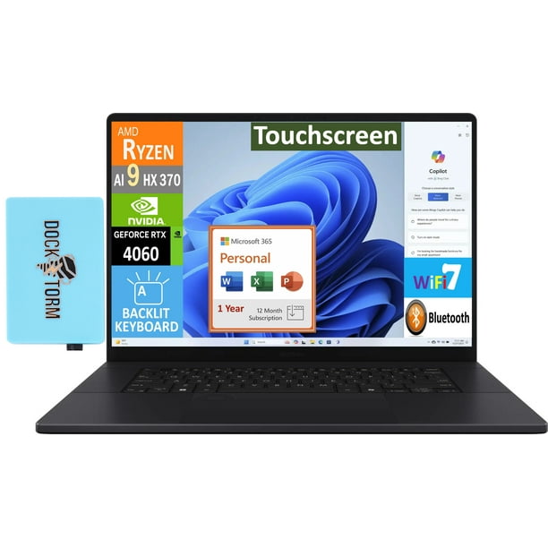 ASUS ProArt P16 AI Powered Laptop 16.0in Touchscreen AMOLED 4K Display (AMD Ryzen AI 9 HX 370 ...