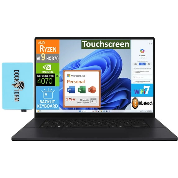 ASUS ProArt P16 AI Powered Laptop 16.0in Touchscreen AMOLED 4K Display (AMD Ryzen AI 9 HX 370 ...