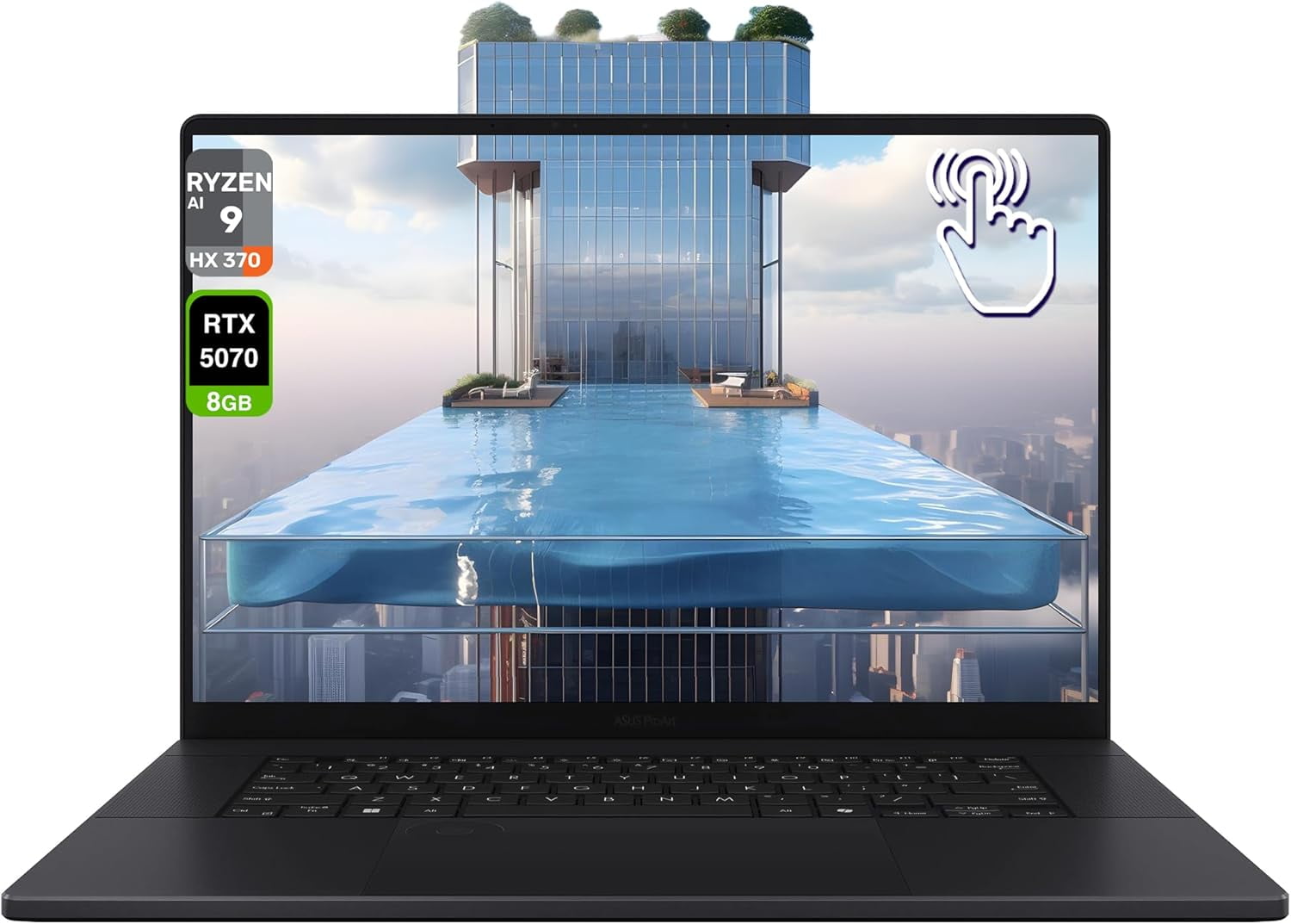 ASUS ProArt P16 Copilot+ Laptop, AMD Ryzen AI 9 HX 370, 32 GB LPDDR5x ...