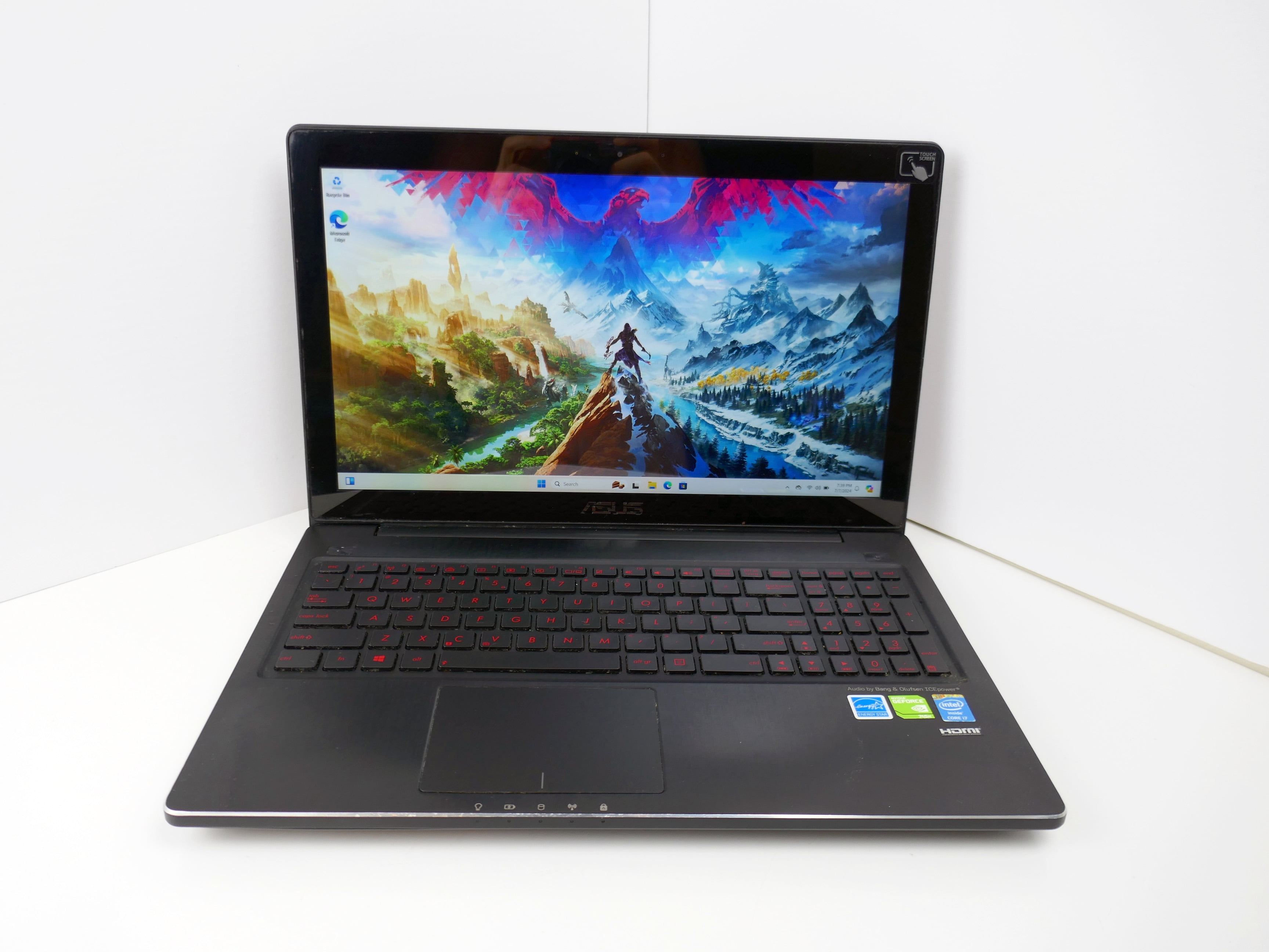 Pre-Owned ASUS Q550L Gaming Laptop: 15.6" FHD Touch, i7-4500U, 512GB ...