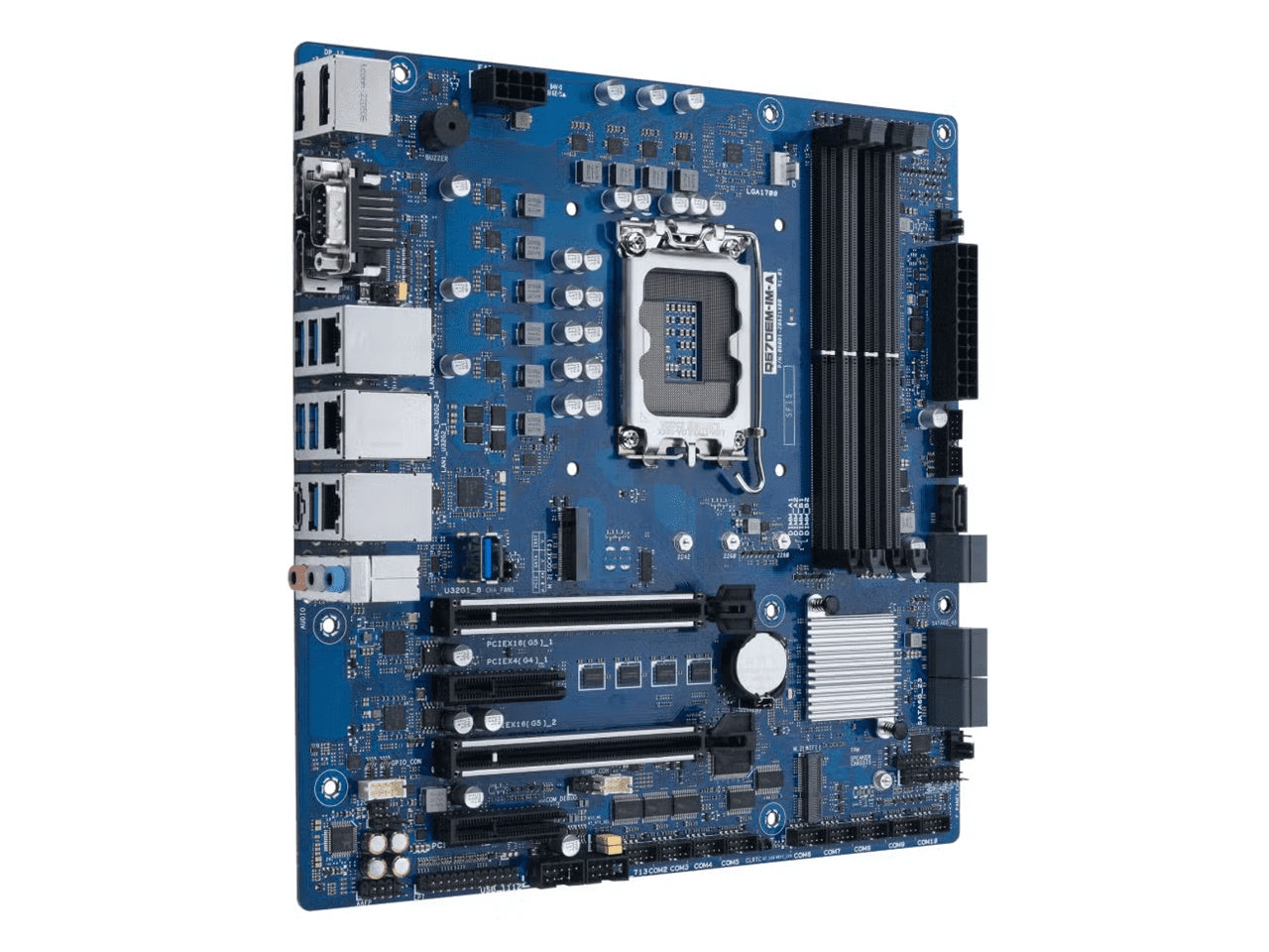 ASUS Q670EM-IM-A IoT motherboard, Supports up to 125-watt Intel® 13th ...