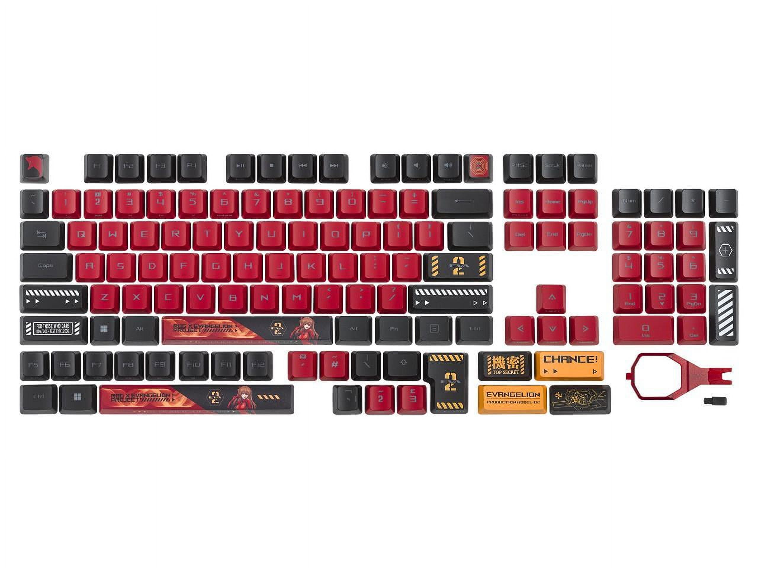 ASUS ROG ABS Keycap Set for ROG RX Optical Mechanical Switches, 127 ...