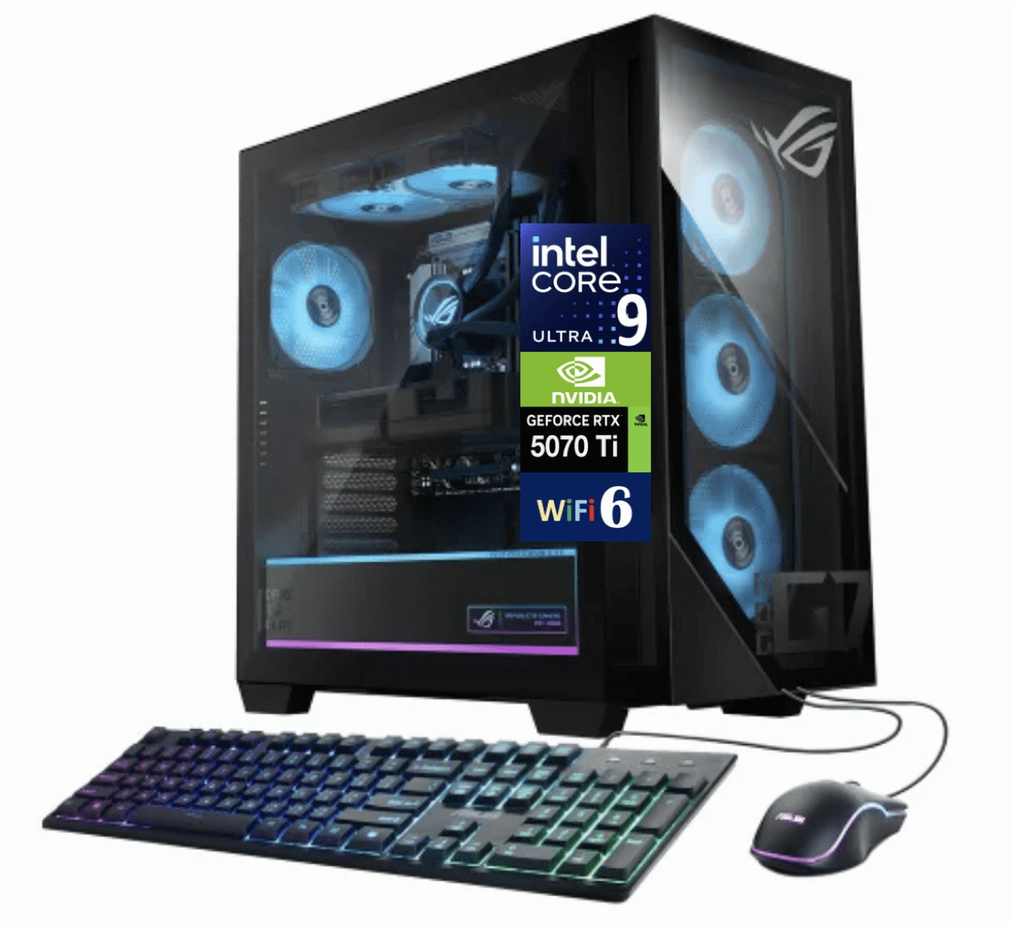 ASUS ROG G700 58L AI Gaming Desktop PC (Intel Ultra 9- 285K, NVIDIA ...
