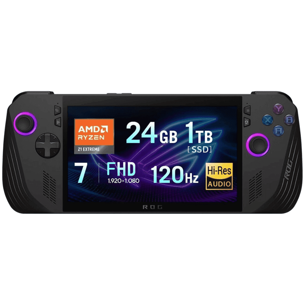 ASUS ROG Ally X 7-inch FHD IPS 1080p Gaming Laptop AMD Ryzen Z1 Extreme ...