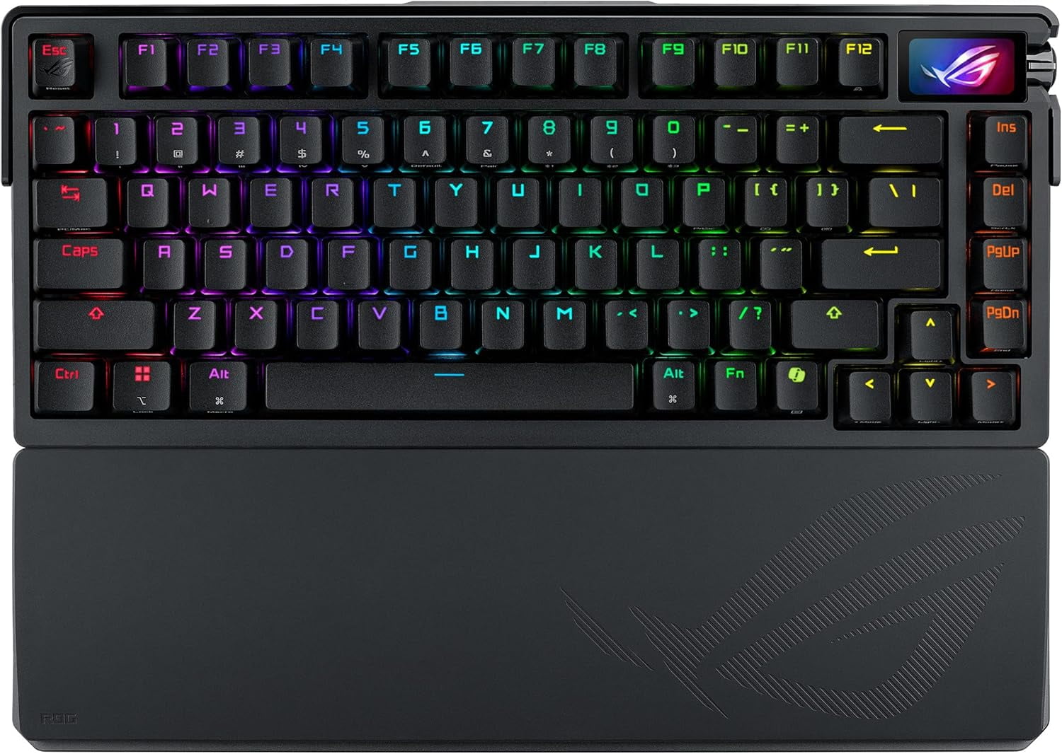 ASUS ROG Azoth 75% Wireless DIY Custom Gaming Keyboard OLED Display ...