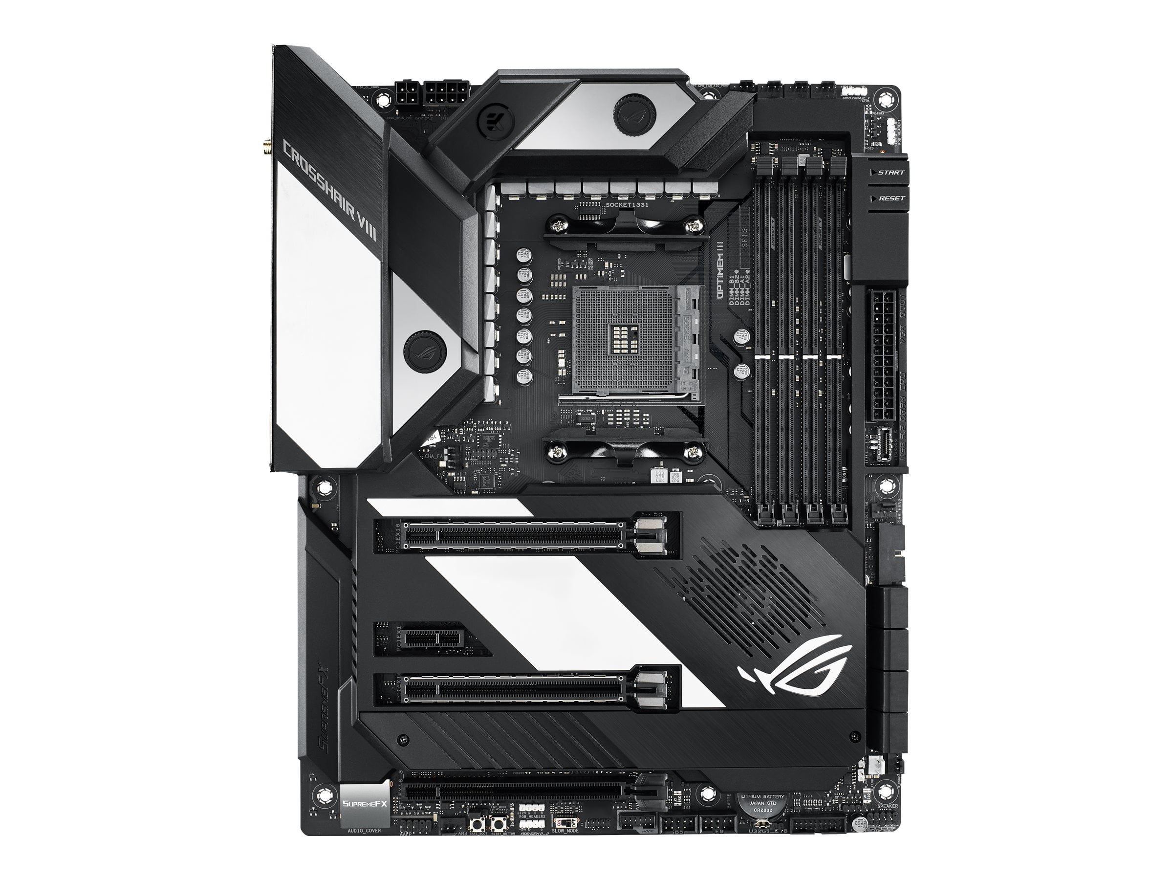 ASUS ROG Crosshair VIII Formula AMD X570 AM4 ATX Motherboard with PCIe 4.0, Dual M.2, SATA 6Gb/s ...