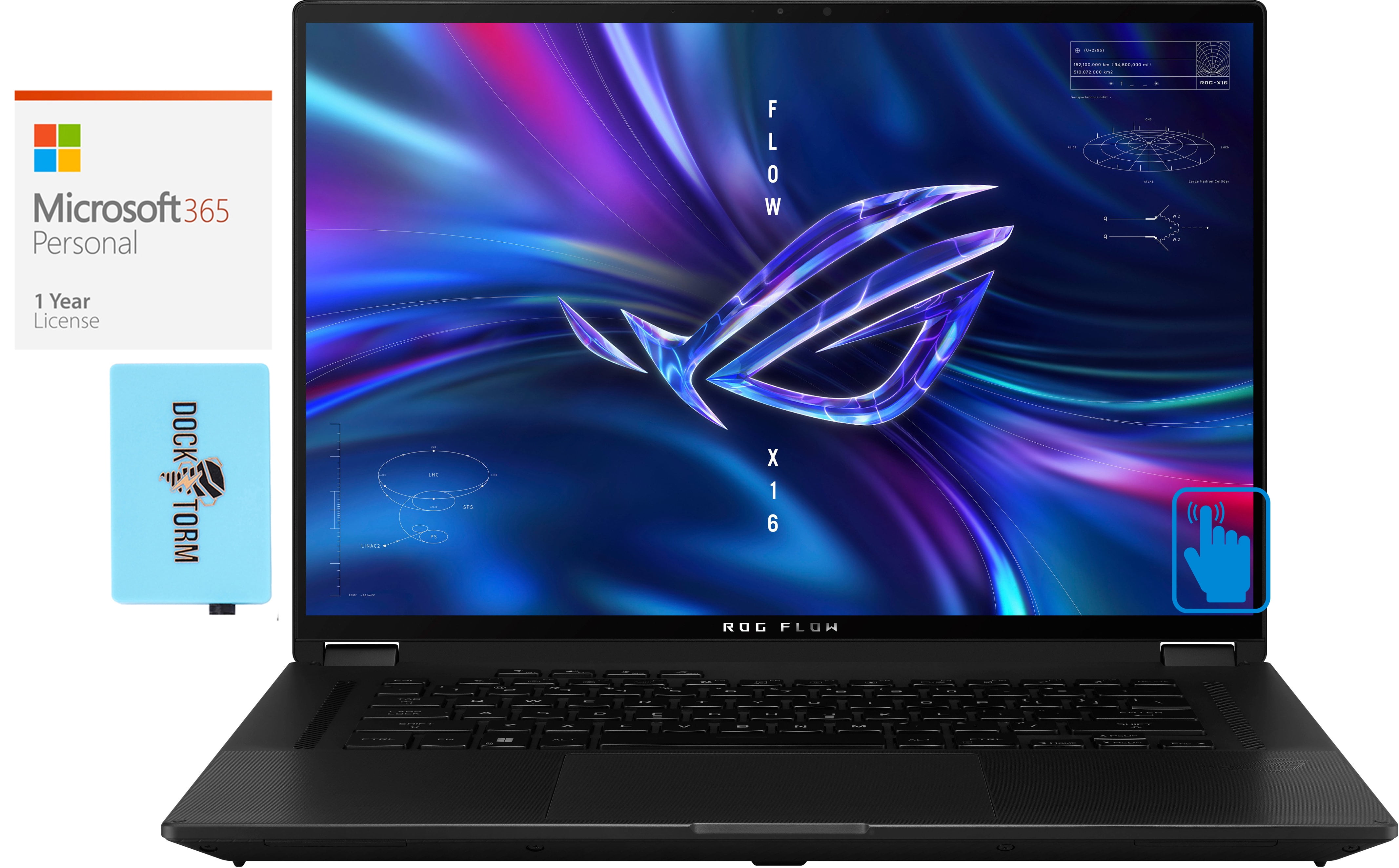 ASUS ROG Flow X16 GV601 Gaming/Entertainment Laptop (AMD Ryzen 9 6900HS ...
