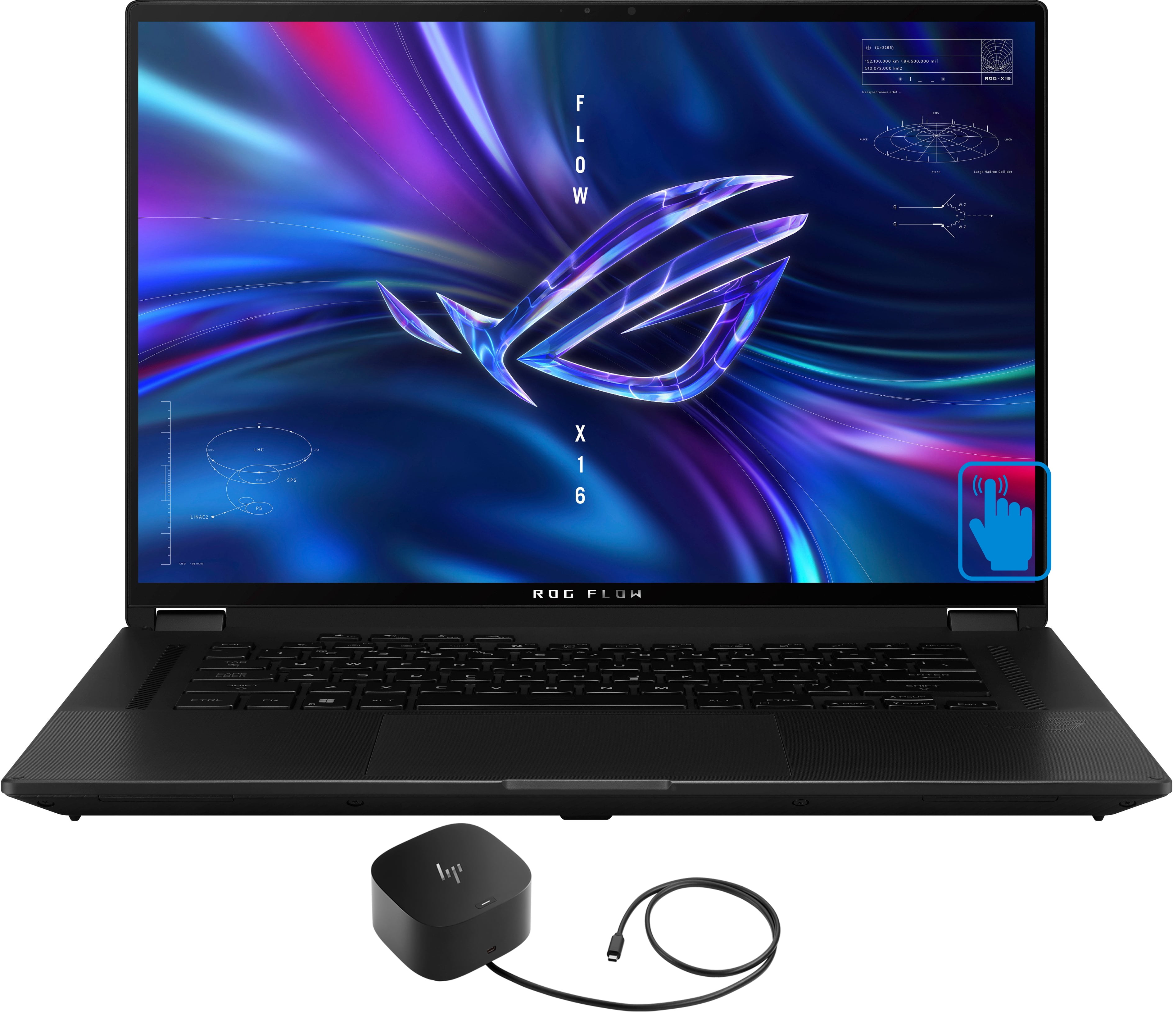 ASUS ROG Flow X16 GV601 Gaming/Entertainment Laptop (AMD Ryzen 9 6900HS ...
