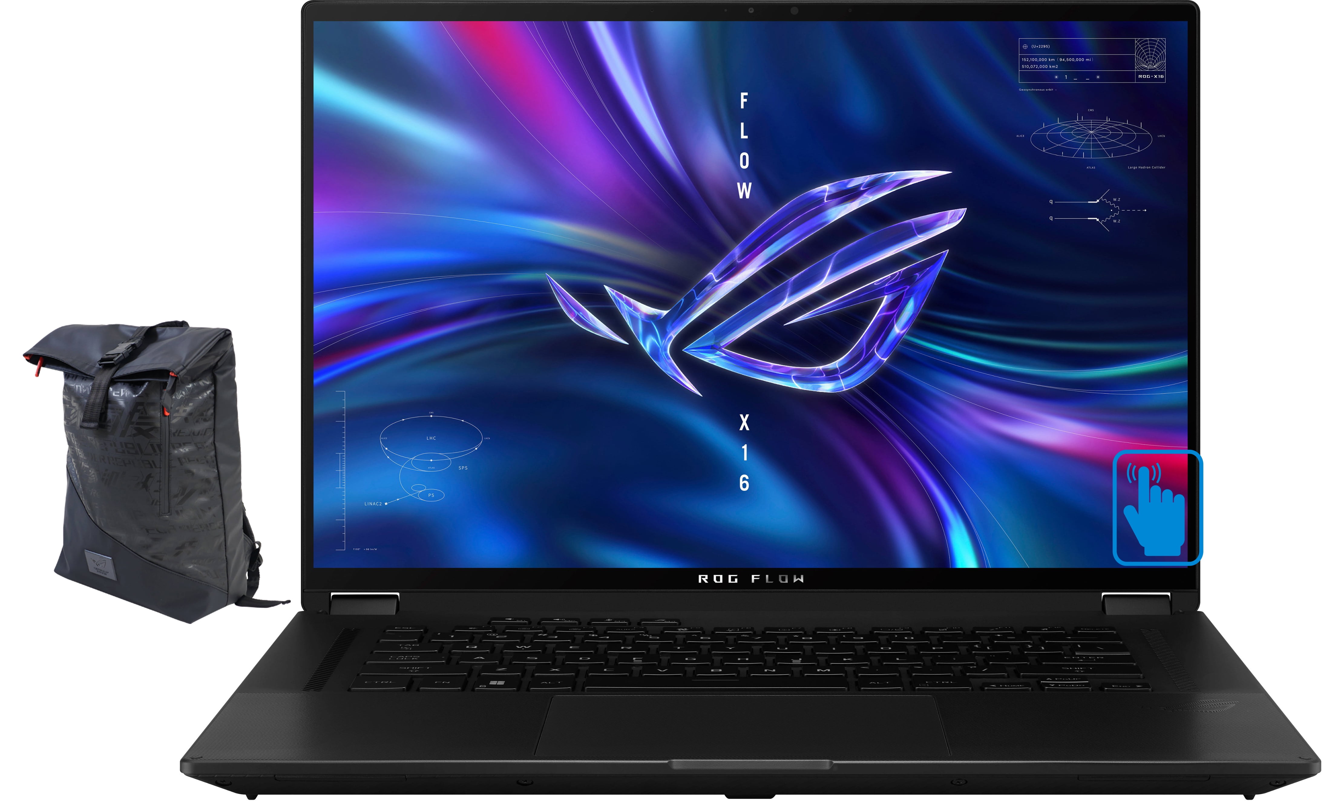 ASUS ROG Flow X16 GV601 Gaming/Entertainment Laptop (AMD Ryzen 9 6900HS ...