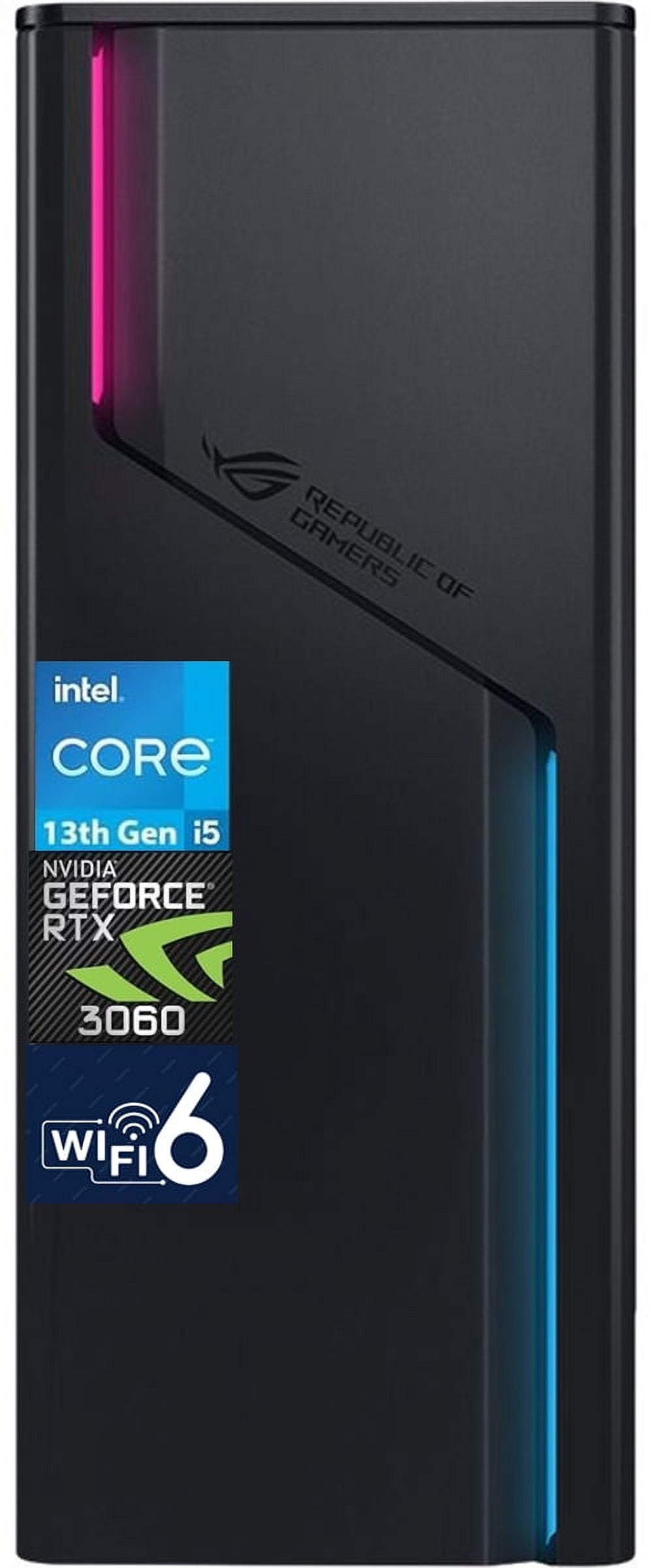 ASUS ROG G22 SFF Gaming Desktop PC (10-Core Intel i5-13400F upto 4.6 ...