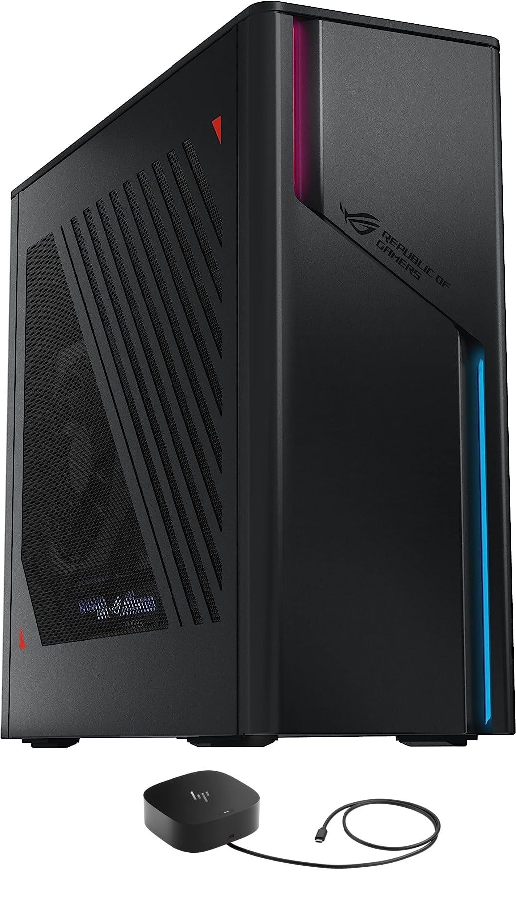 ASUS ROG G22 SFF Gaming/Entertainment Desktop PC (Intel i7-13700F 16-Core, GeForce RTX 3060 Ti ...
