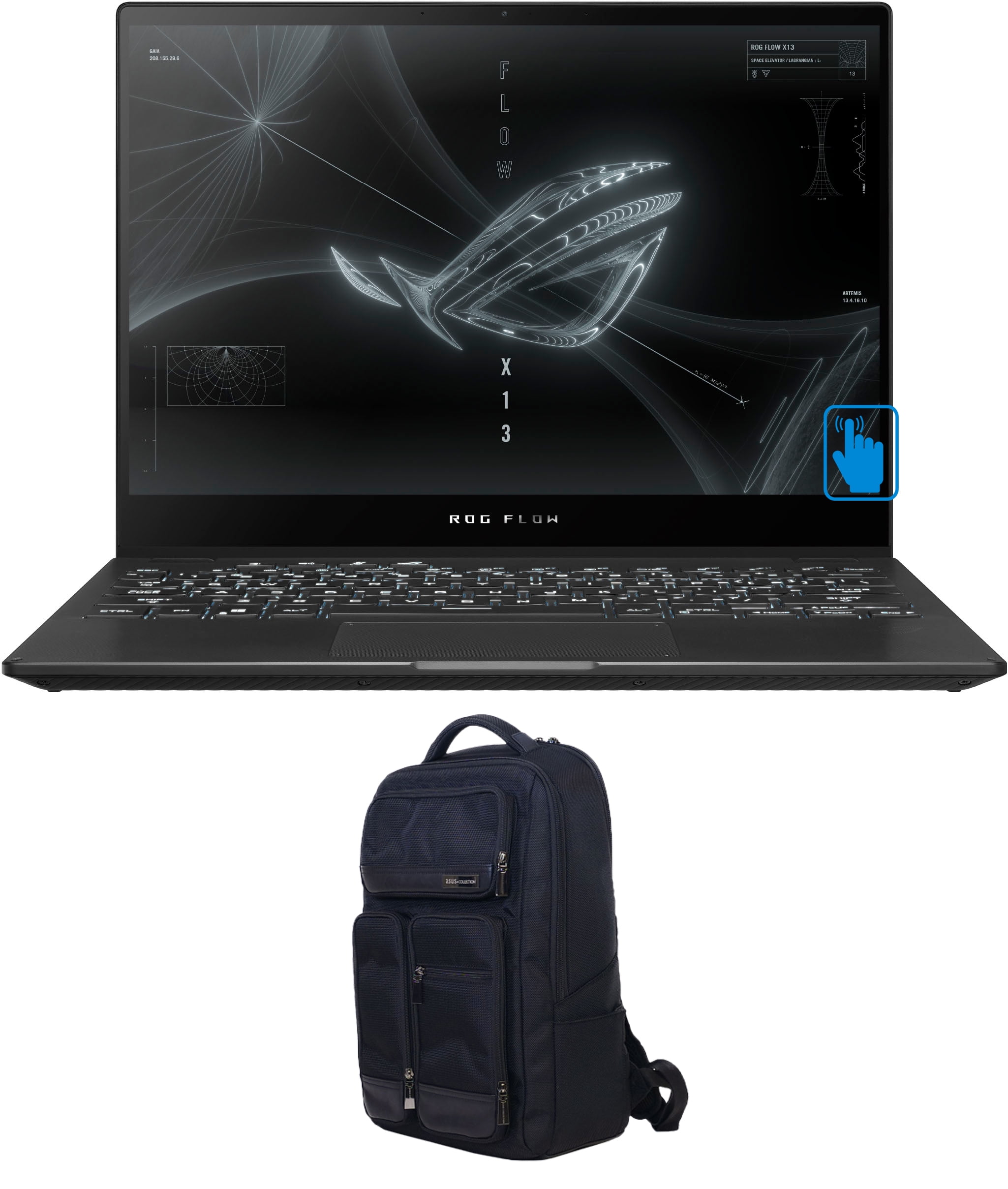 ASUS ROG Gaming/Entertainment Laptop (AMD Ryzen 9 6900HS 8-Core, 13.4in ...