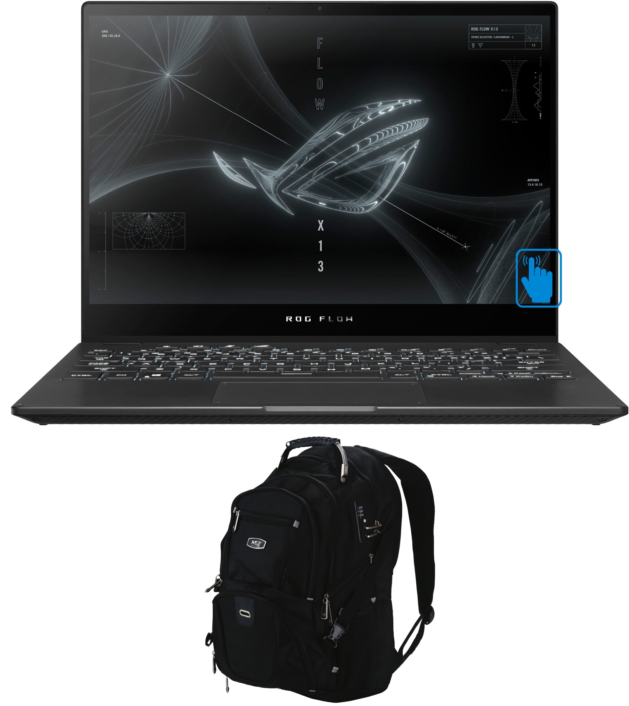 ASUS ROG Gaming/Entertainment Laptop (AMD Ryzen 9 6900HS 8-Core, 13.4in ...