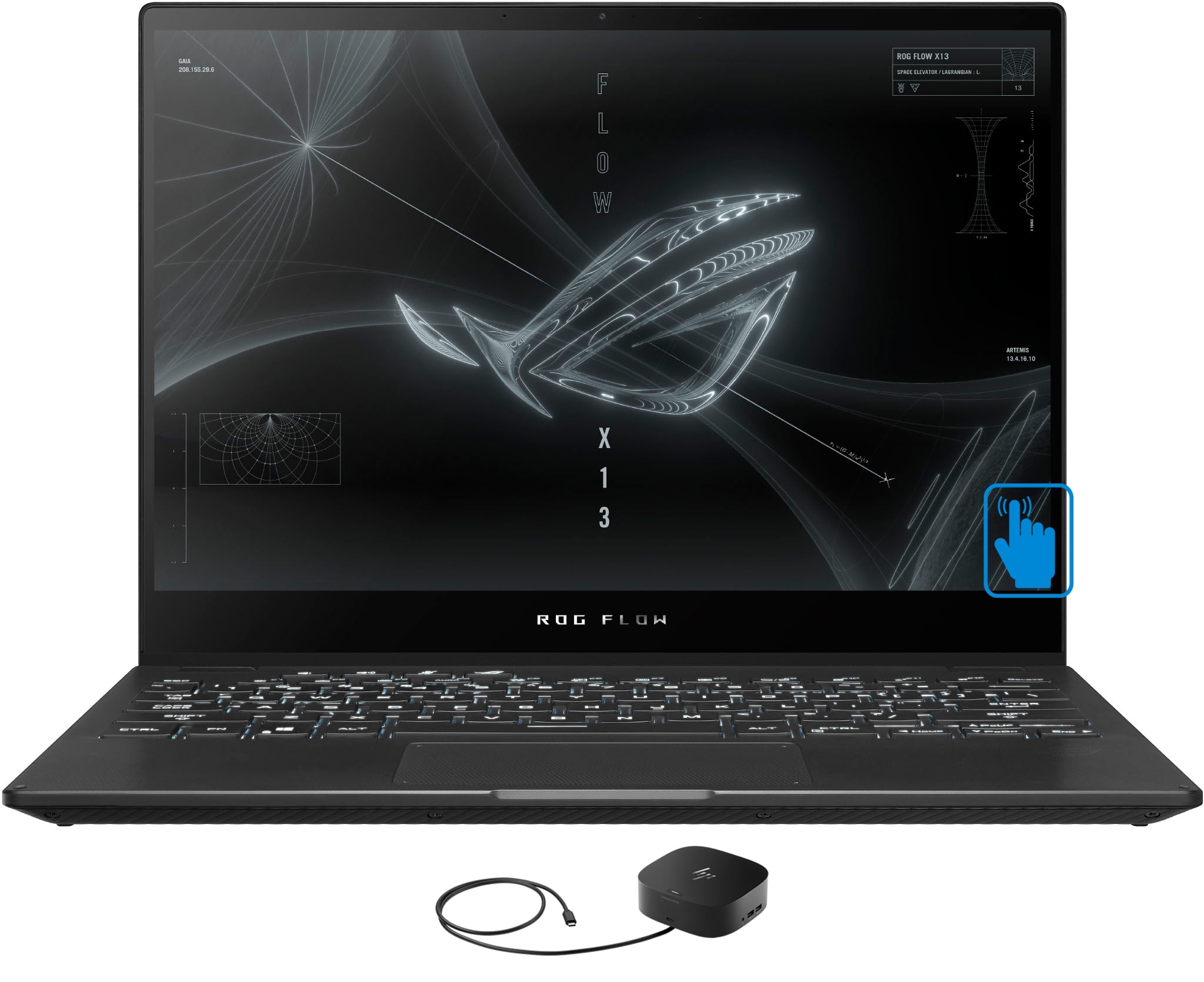 ASUS ROG Gaming/Entertainment Laptop (AMD Ryzen 9 6900HS 8-Core, 13.4in ...